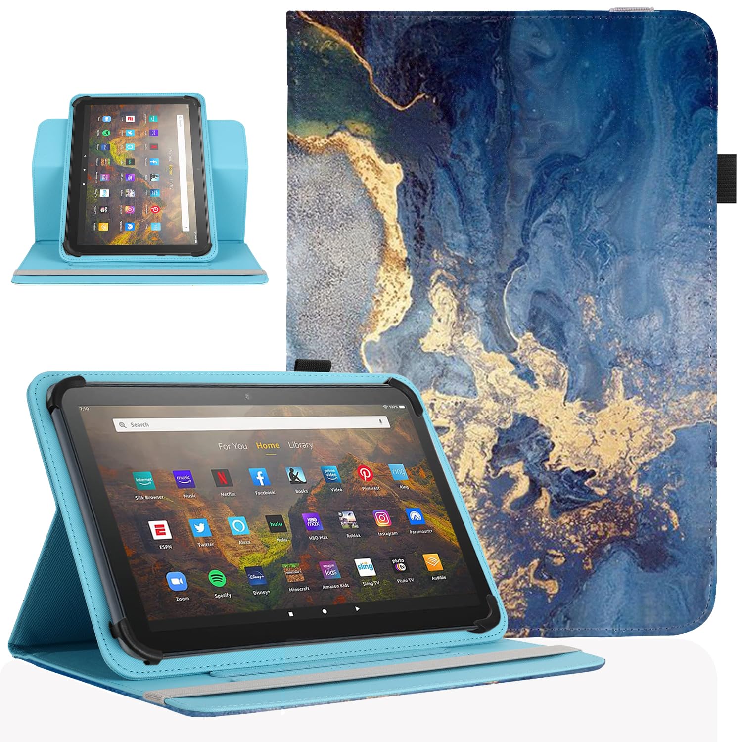 Amazon.com: Phondazvi Universal 10 10.1 Inch Android Tablet Case,360 ...