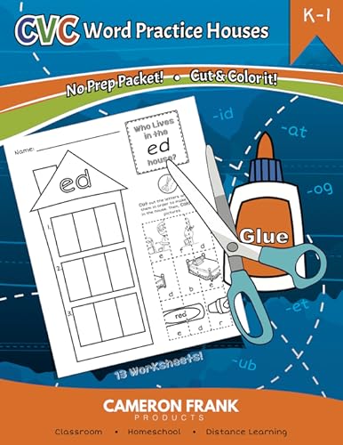 CVC Phonics Word Houses | Consonant, Vowel, Consonant Sounds | - Want ...