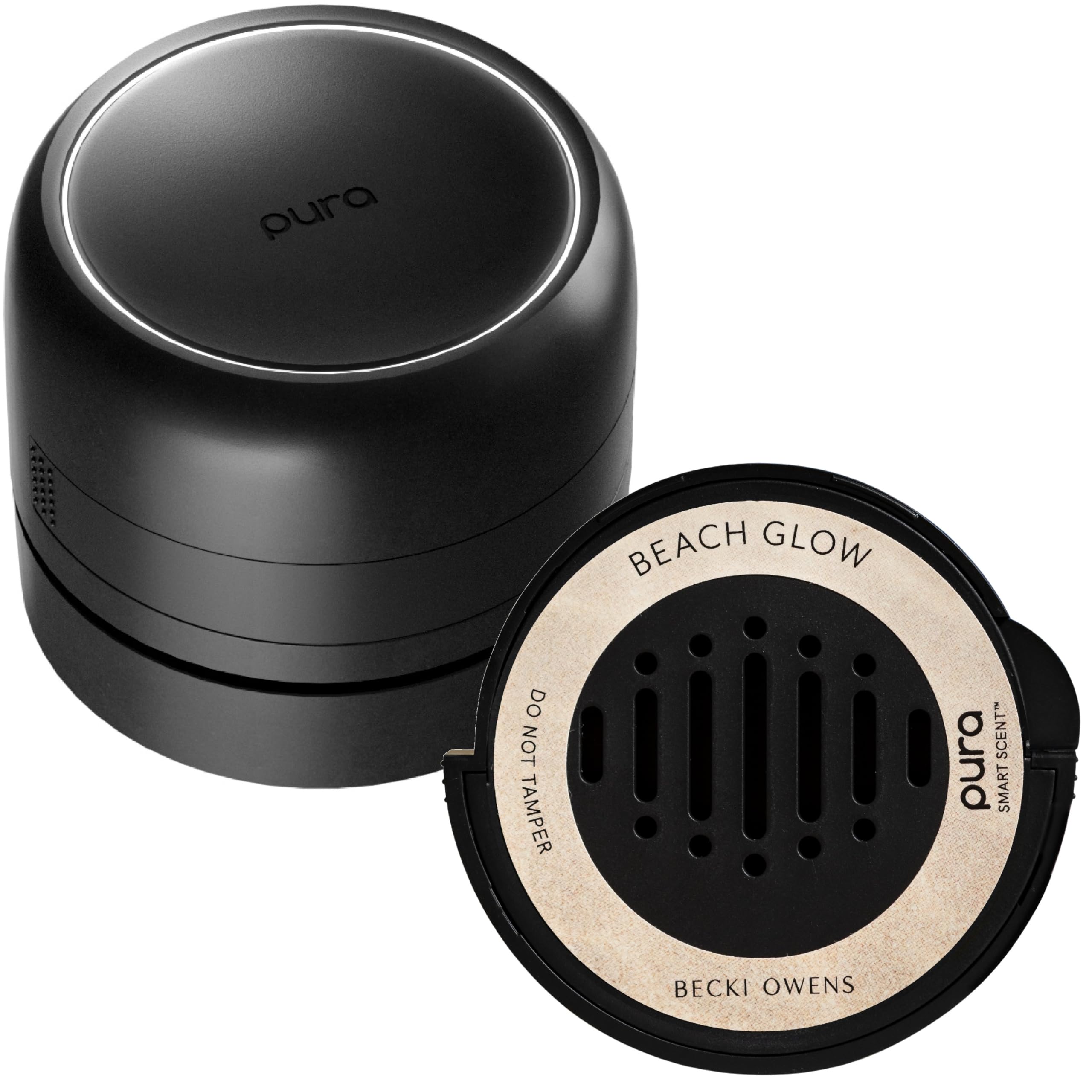 Amazon.com: Pura x Becki Owens - Beach Glow - Car Pro Smart Fragrance ...