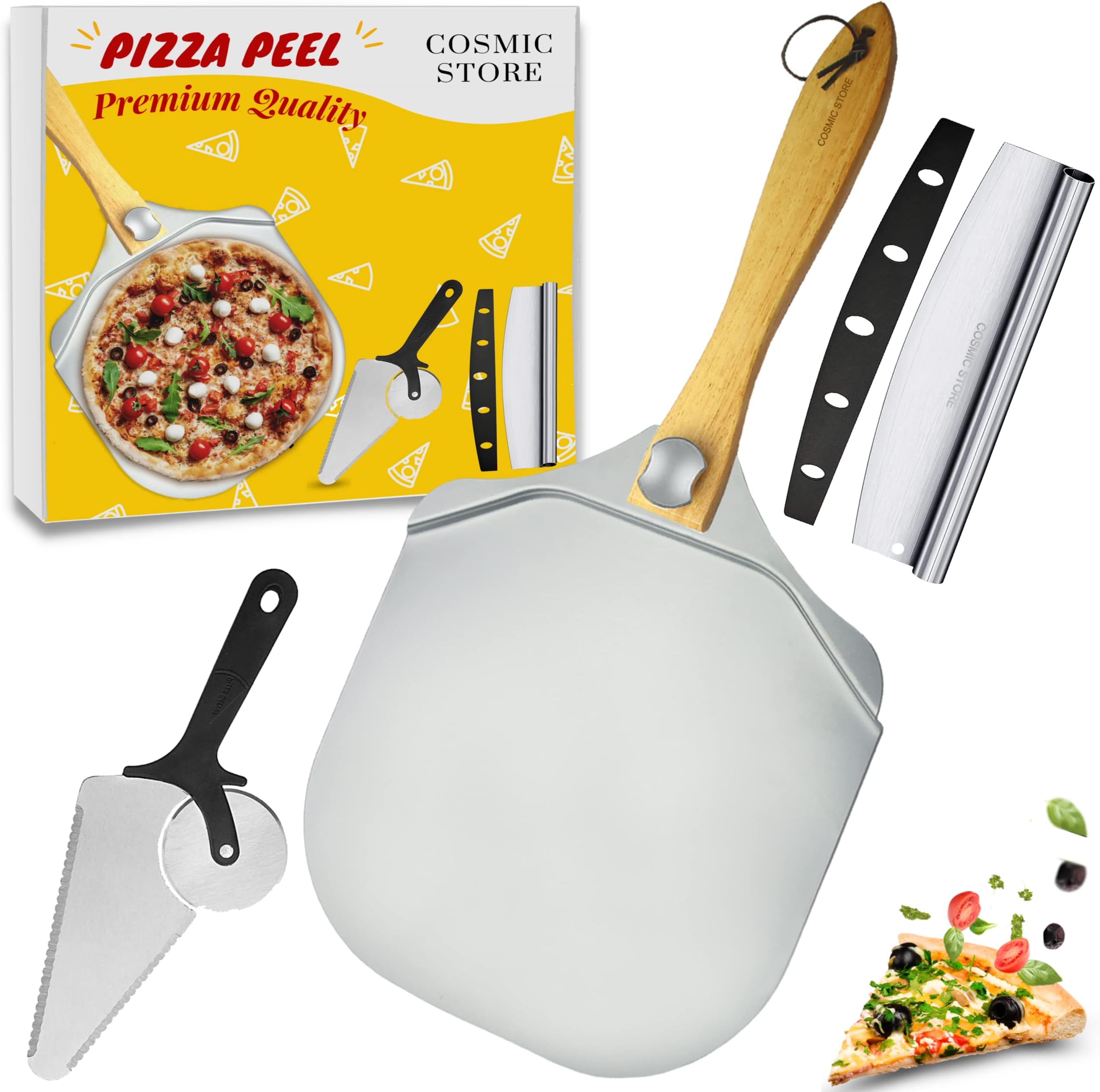 Amazon.com: COSMIC STORE Deluxe Pizza Mastery Set - Unleash Culinary ...