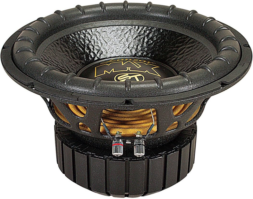 Lanzar Max12 Max 12-Inch 1000-Watt Small Enclosure 4 Ohm Subwoofer ...
