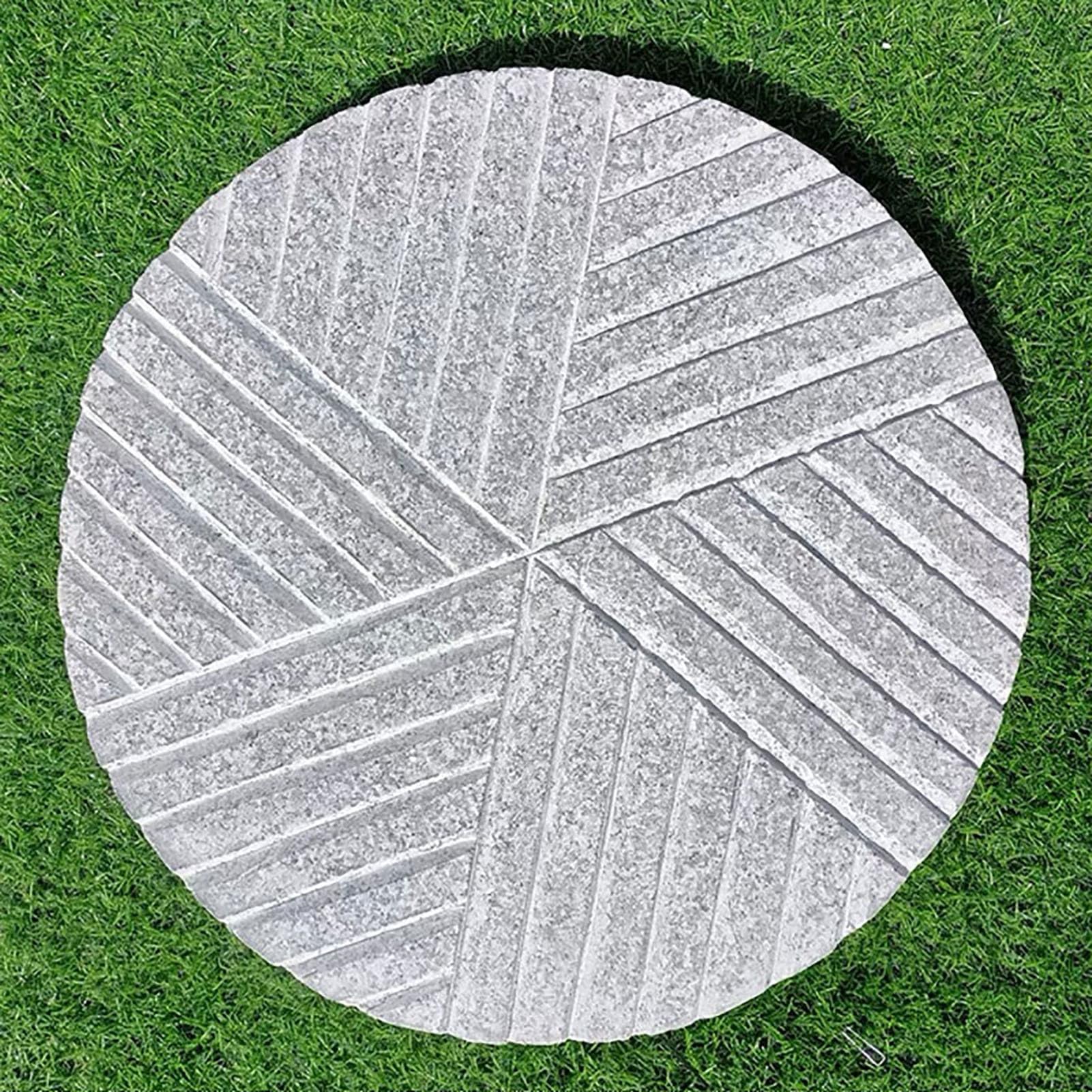 16 Round Concrete Stepping Stones