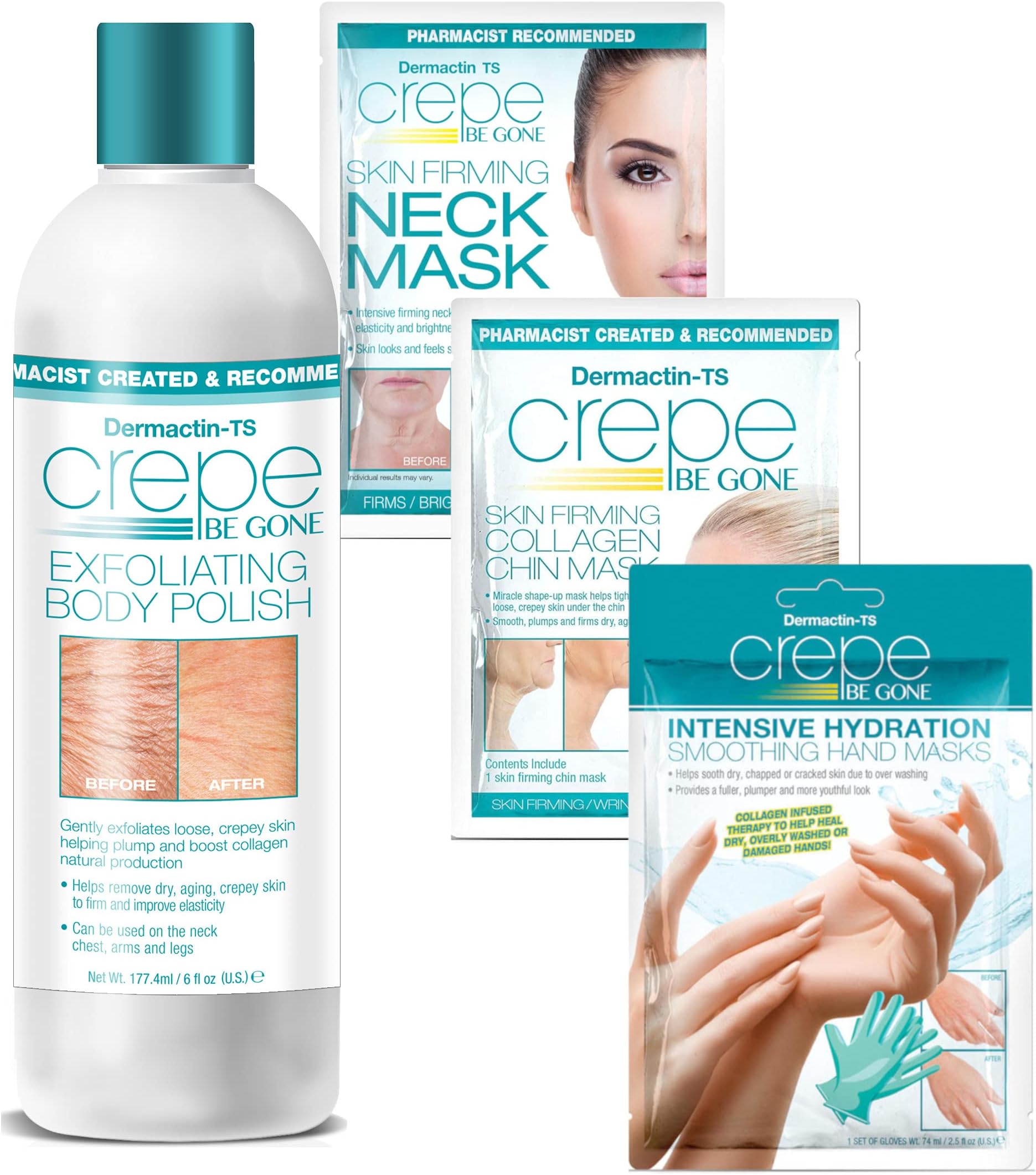 Amazon.com: Dermactin Crepe Be Gone Body Souffle - Classic 3 ounce ...
