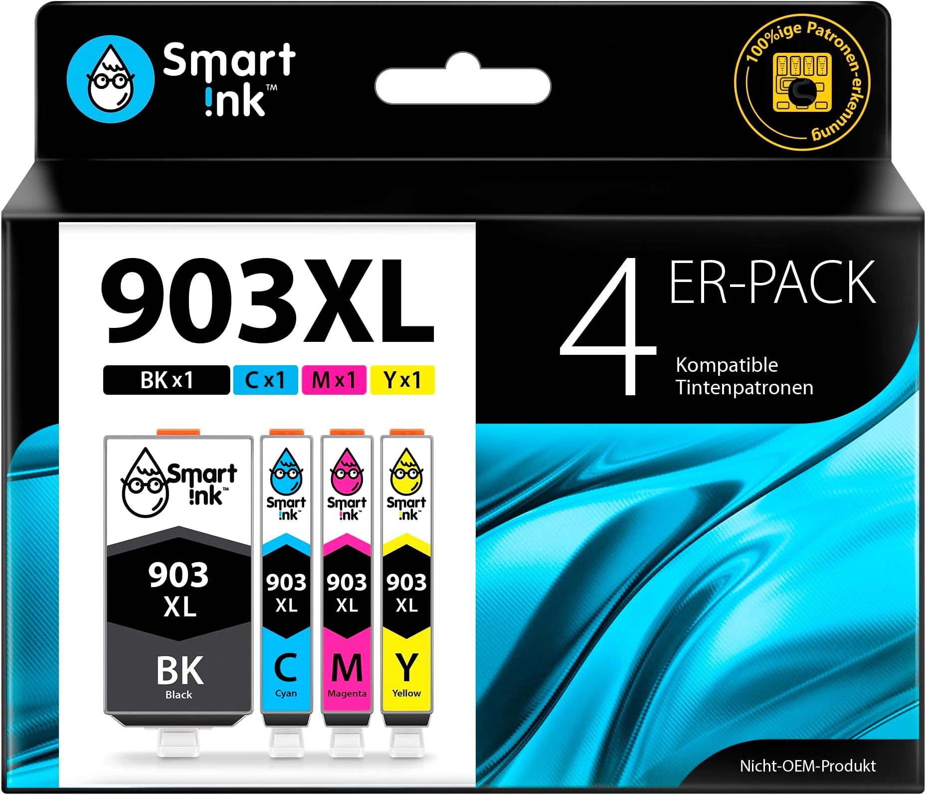 Smart Ink Kompatible Druckerpatronen als Ersatz für HP 903 XL 903XL 4 ...