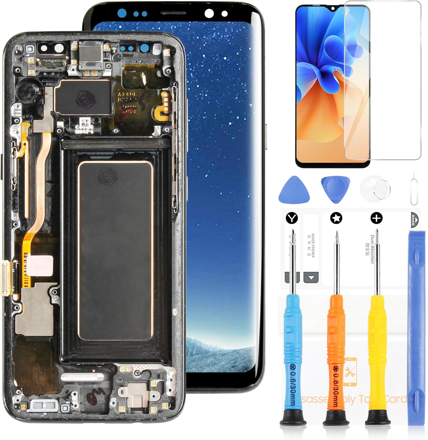 Amazon.com: TFT LCD Screen for Samsung Galaxy S8 G950 Screen ...