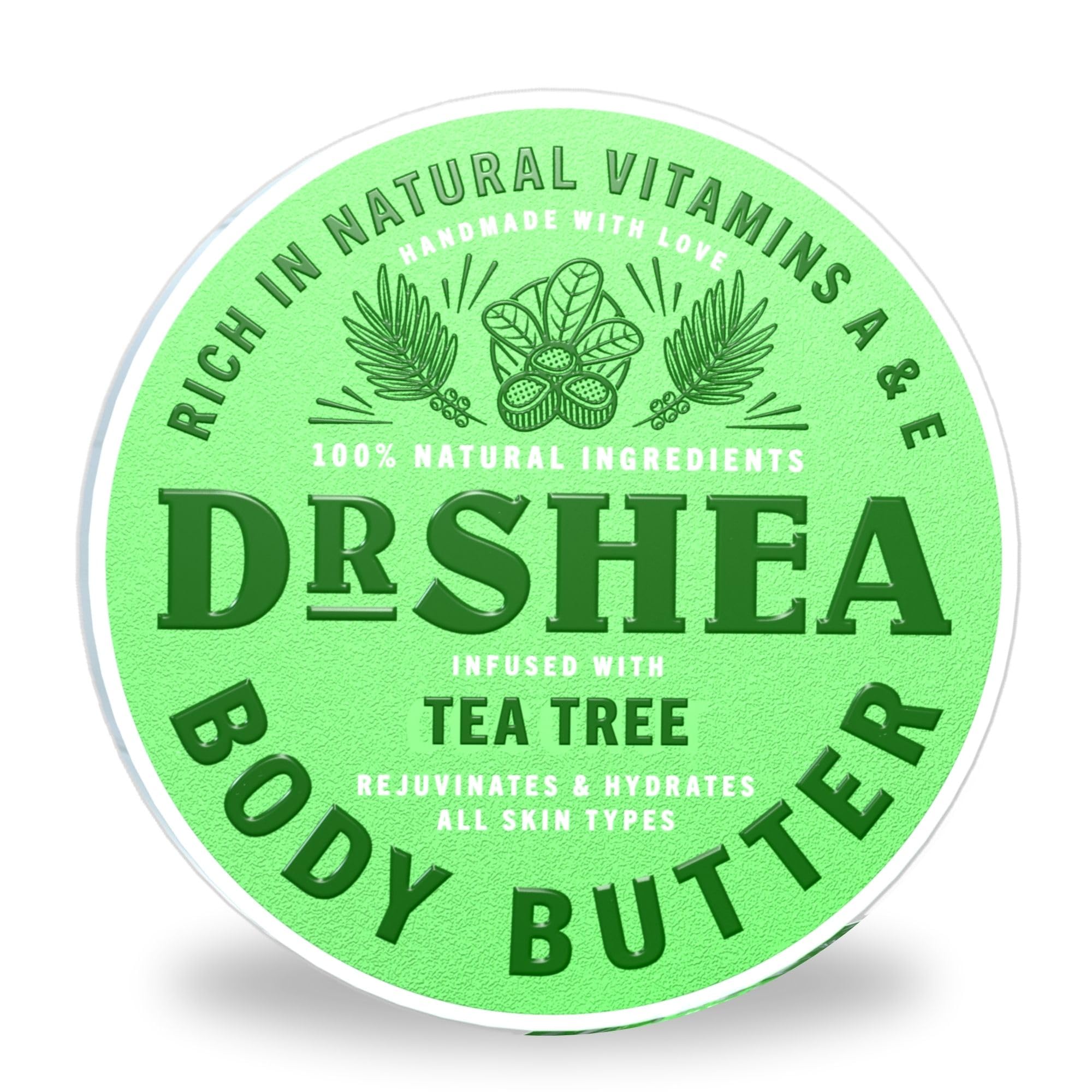 Tea Tree Body Butter - Dr Shea -Triple Moisturizer - 100% Vegan ...