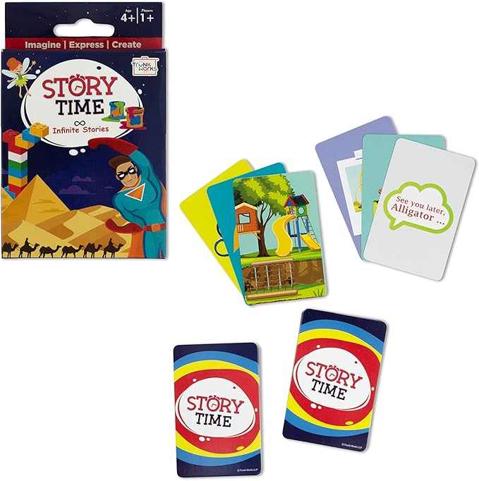 Amazon.com: Story Time Travel Card Game by TrunkWorks | Family Friendly ...