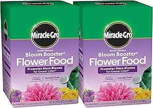Amazon.com : Miracle-Gro Water Soluble Bloom Booster Flower Food, for Use on All Annuals and ...