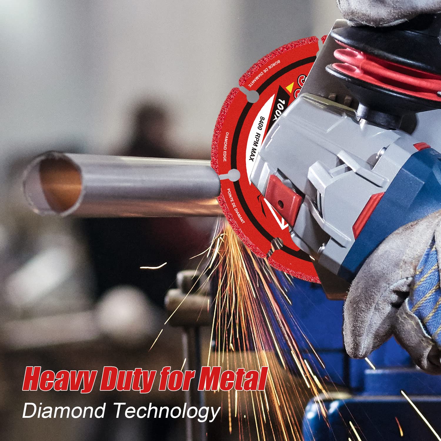 Snapklik.com : EZARC Diamond Cutting Wheel 7 X 7/8 Inch For Metal, Cut ...