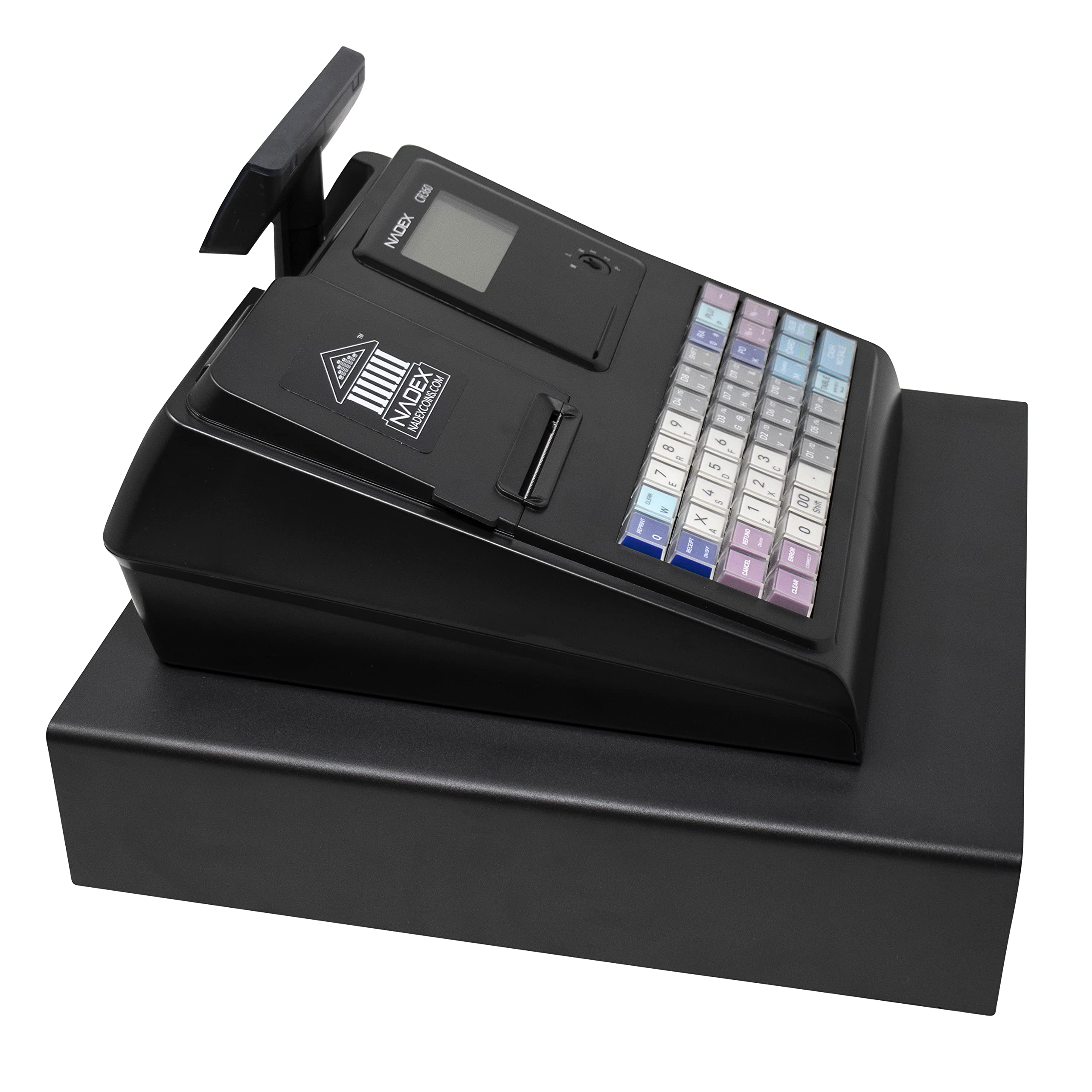Nadex CR360 Cash Register, 4700 Lookups 50 Dept 50 Clerks, Quick Load ...