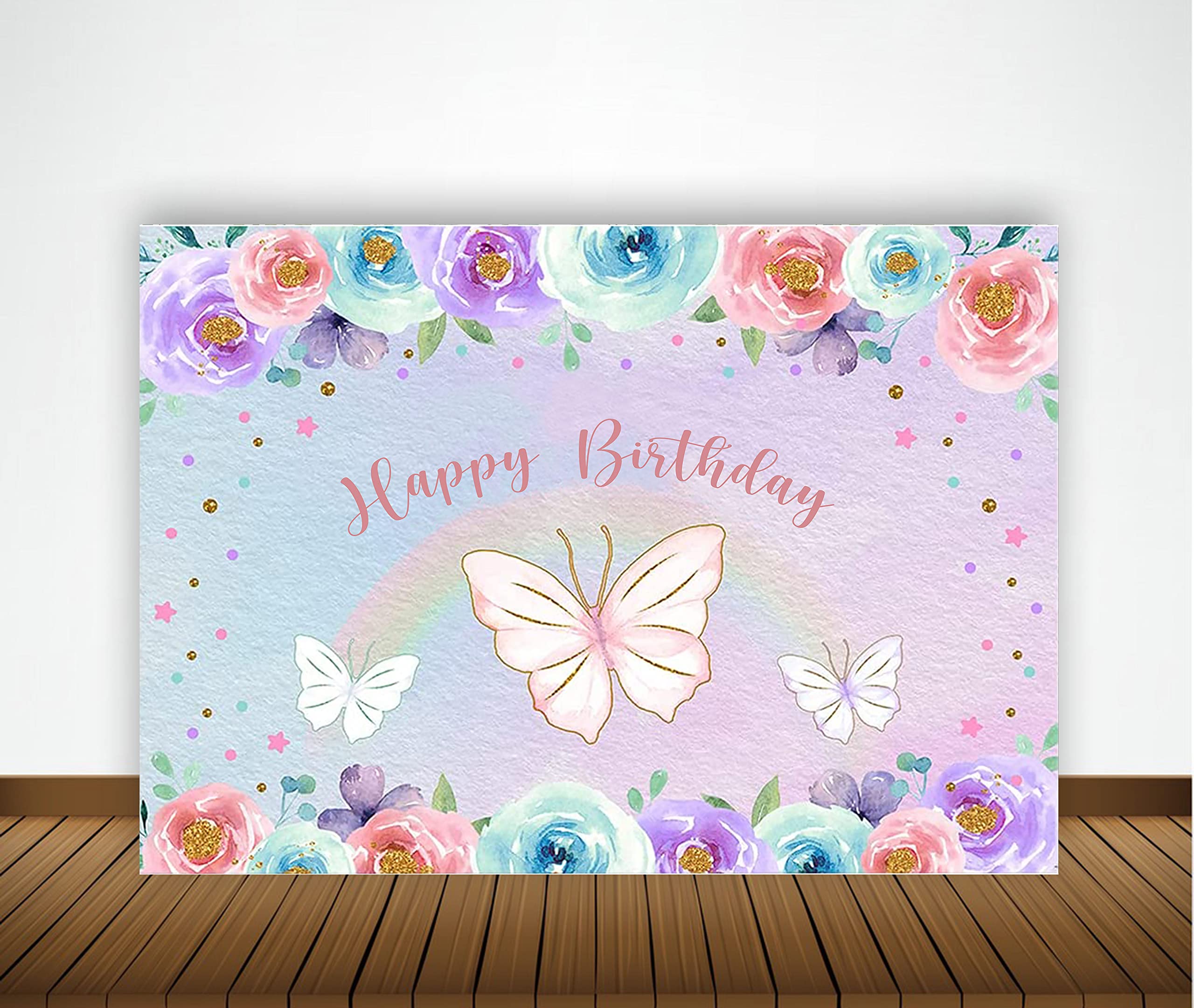 Buy Theme My Party Butterfly Birthday Party Supplies, Butterfly Party ...