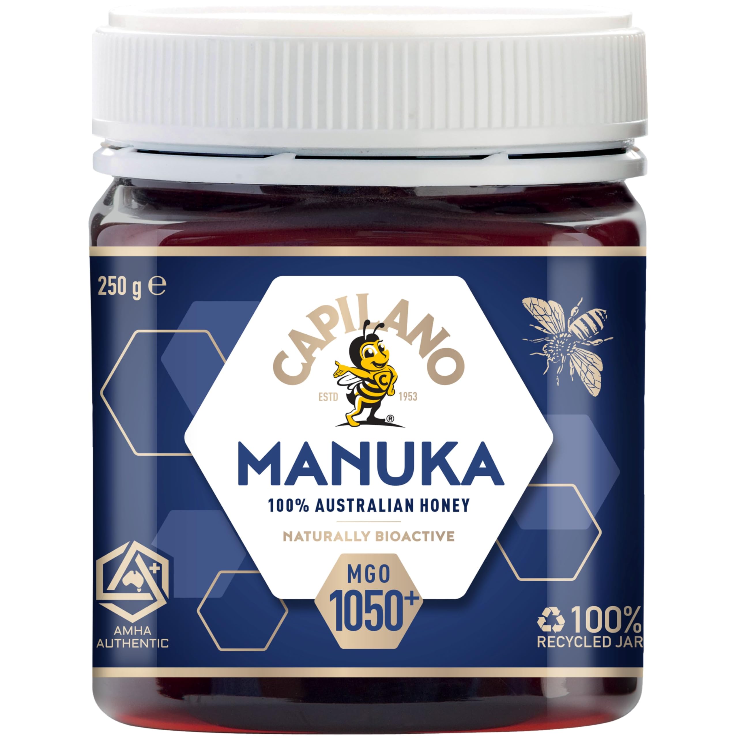 Capilano Active Manuka Honey, 100% Pure Australian Honey, Premium Honey ...