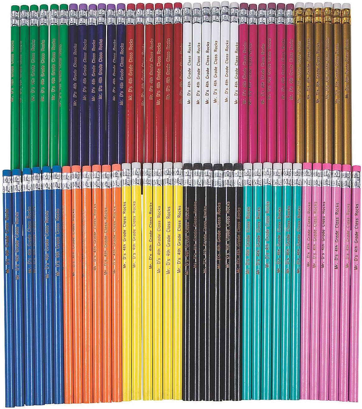 Amazon.com : Pencil Guy Imprinted Neon Round Pencils - 1000 per box ...