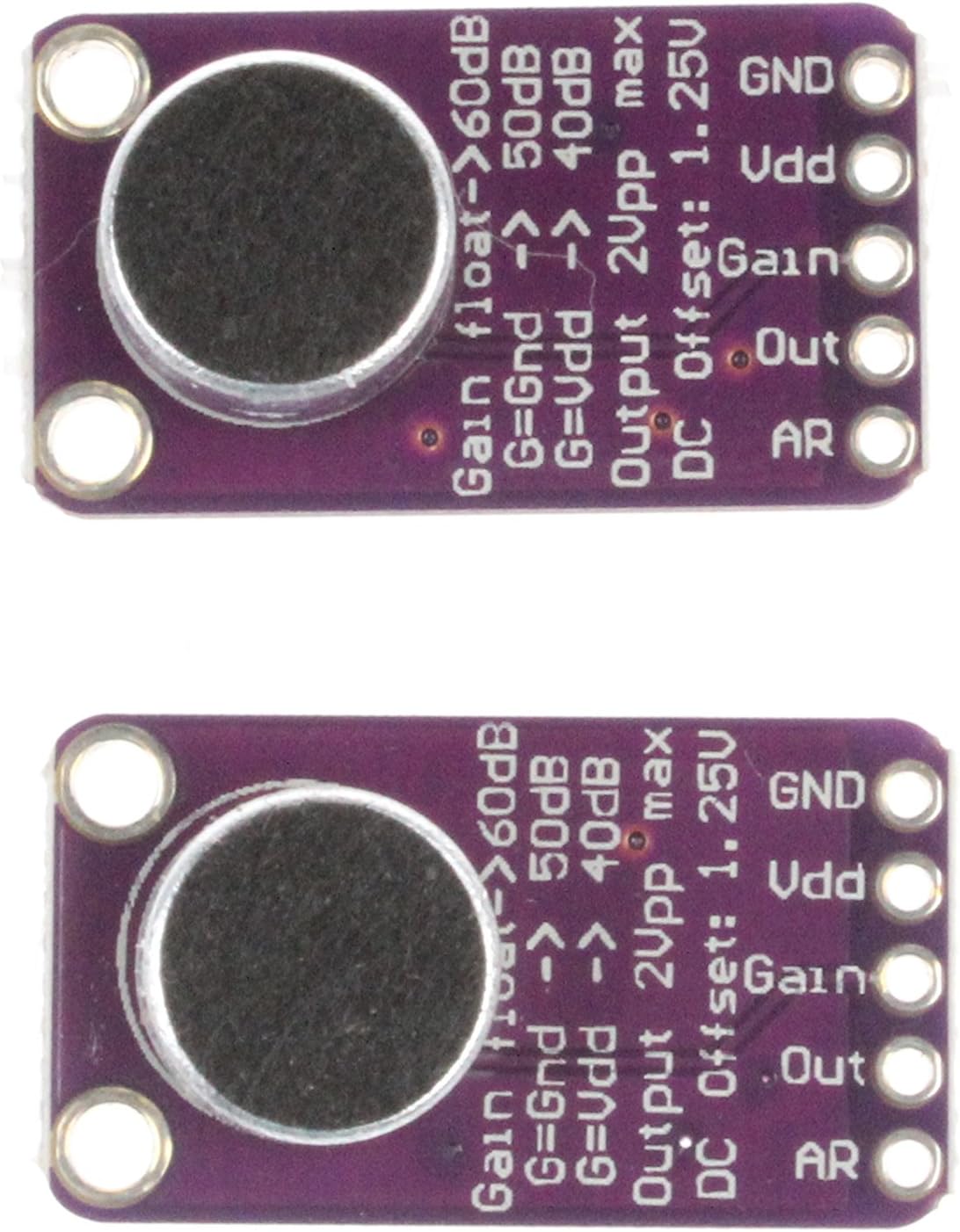 Buy NOYITO MAX9814 Electret MIC Microphone Amplifier Module Auto Gain ...