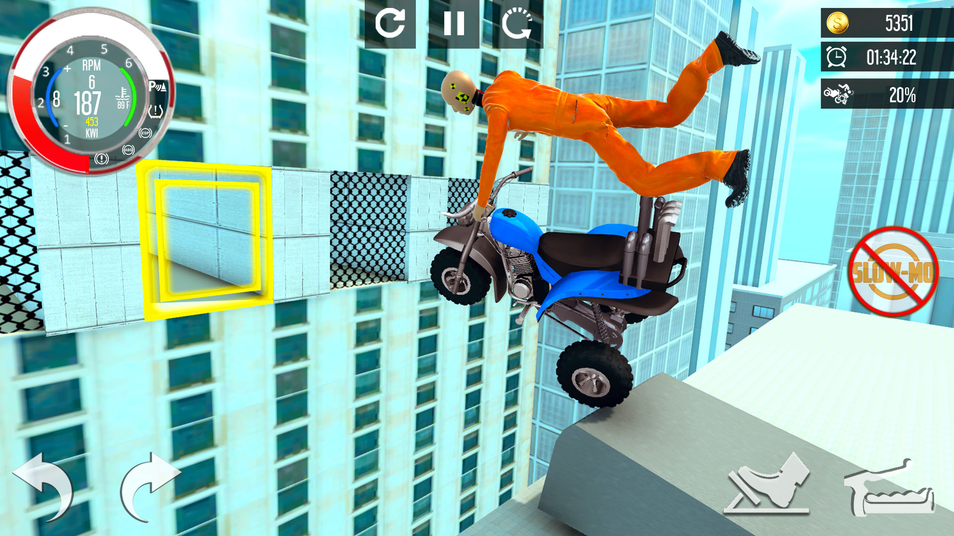 Bike Crash Beam Stunts Drive 3D - Mega Ramp Death Rider ATV Bike Games ...