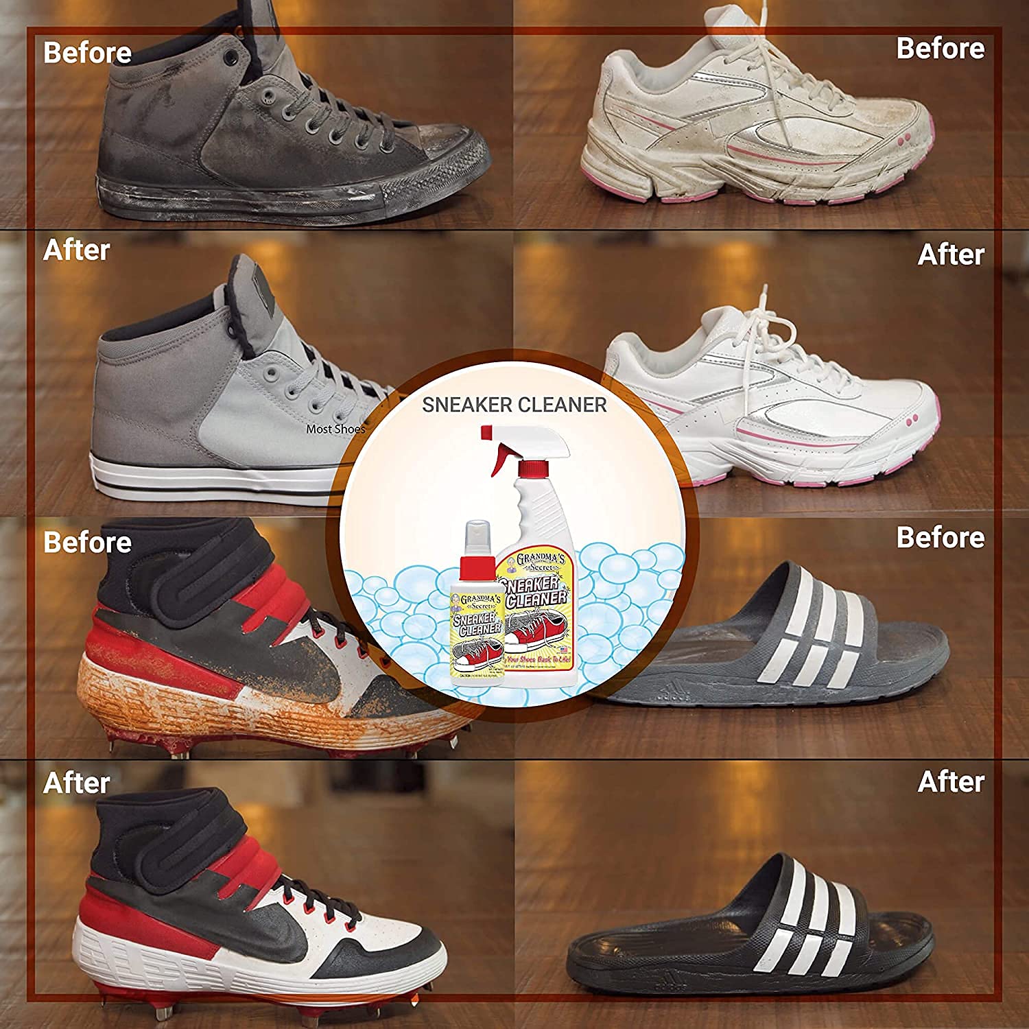 Snapklik.com : Grandmas Secret Sneaker Cleaner - Shoe Cleaner For ...