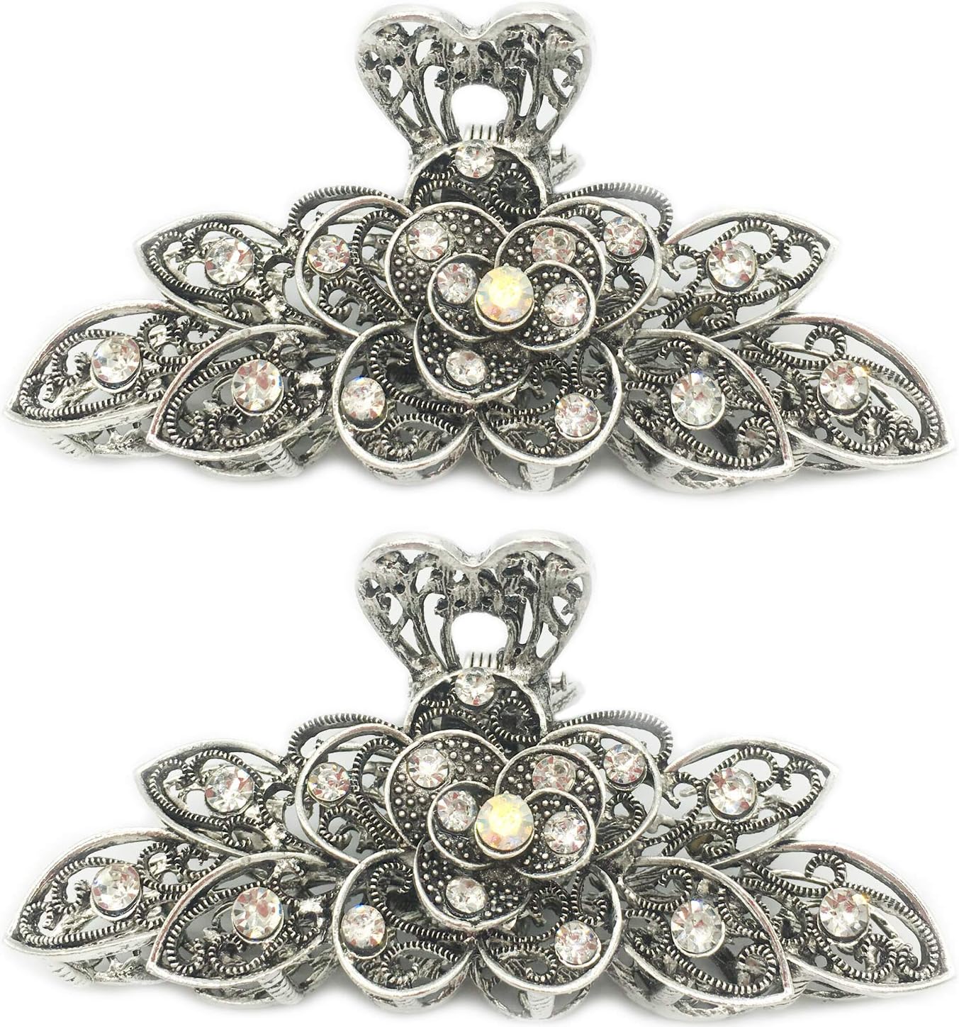 Amazon.com : LINXUXIE Metal Claw Hair Clips For Women and Girls ...