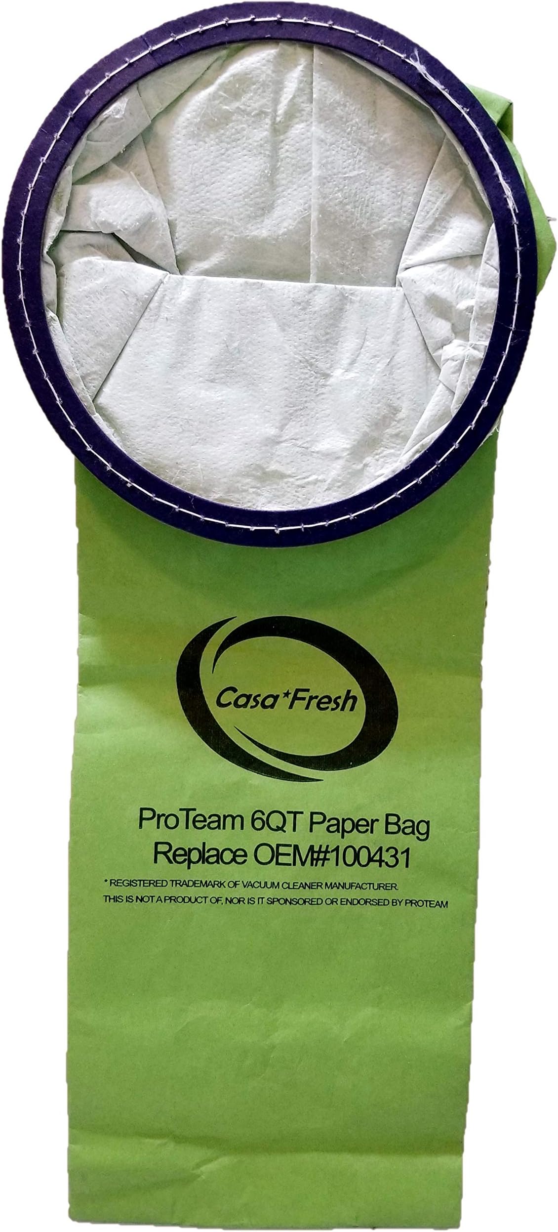 Amazon.com: 10 Pack Replacment Bags for Proteam 100431 6 QT 6 Quart ...