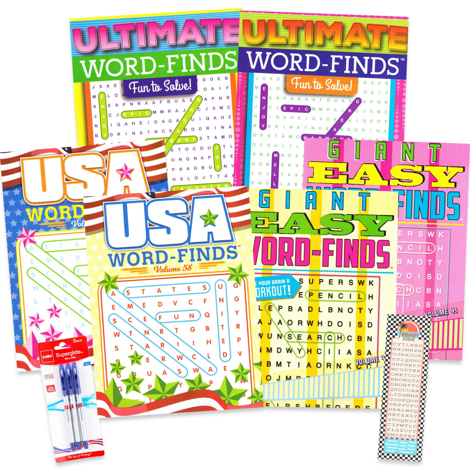 Snapklik.com : Giant Print Word Search Books For Adults - Brain ...