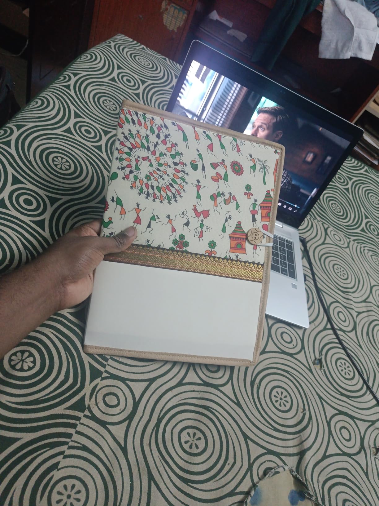 CAMPIO Printed Fabric File Folders for Certificates, Document Holder ...