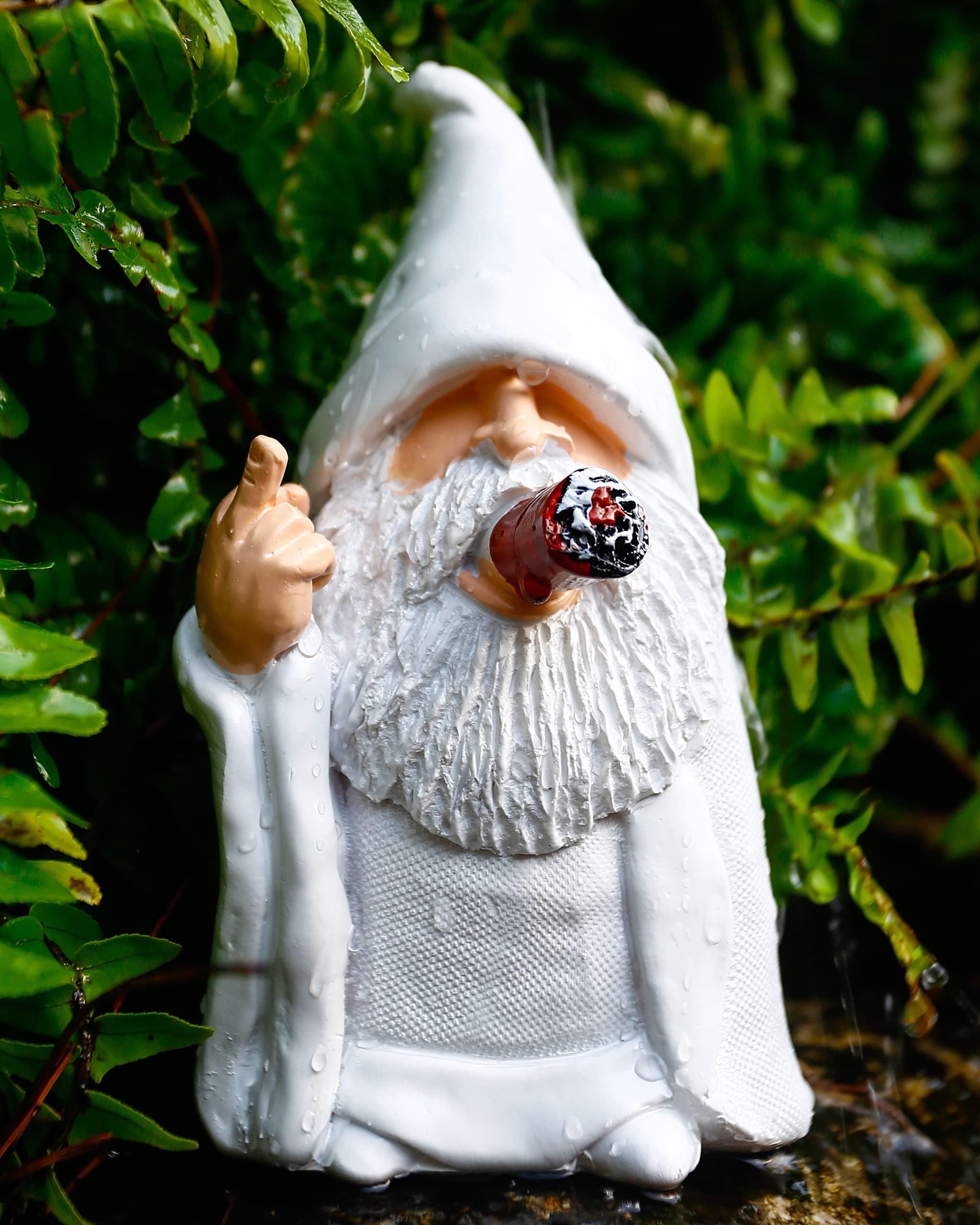 Amazon.com : Pacific Giftware Hippie Gnome Pot Smoking Keep On Grass ...