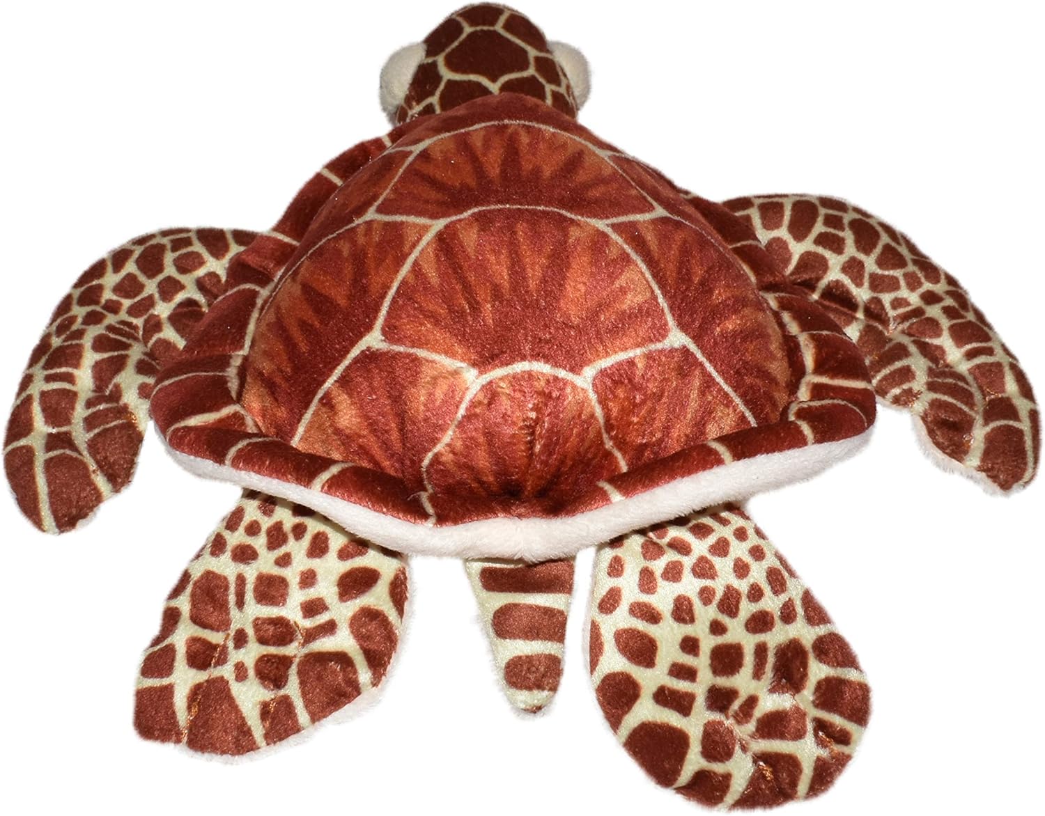 Wild Republic Loggerhead Sea Turtle Plush Soft Toy, Cuddlekins Cuddly ...