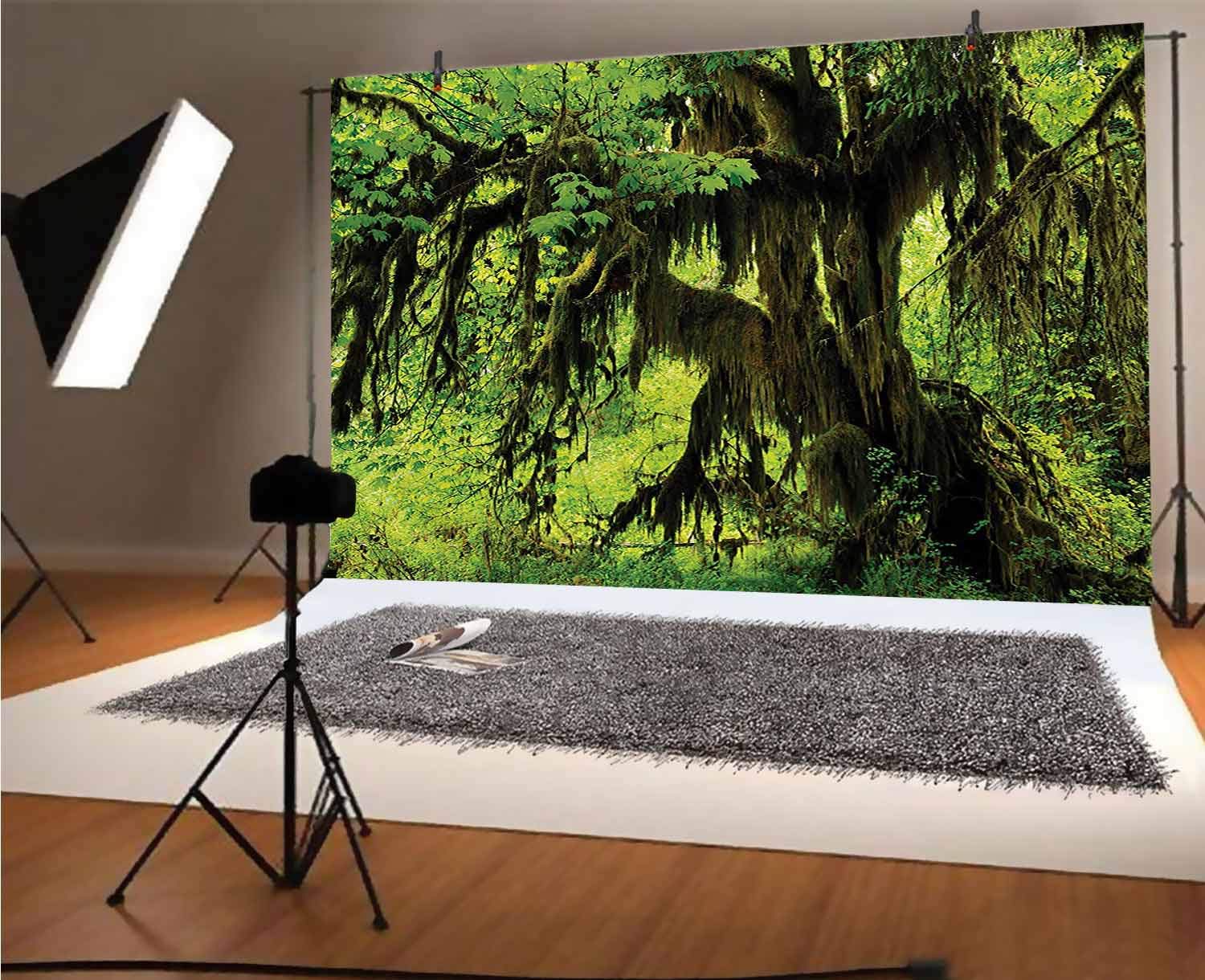 Buy Rainforest 10x6.5 FT Vinyl Photography Background Backdrops,Tree ...