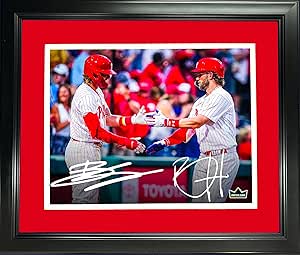 Amazon.com: Framed Bryce Harper & Bryson Stott Philadelphia Phillies ...