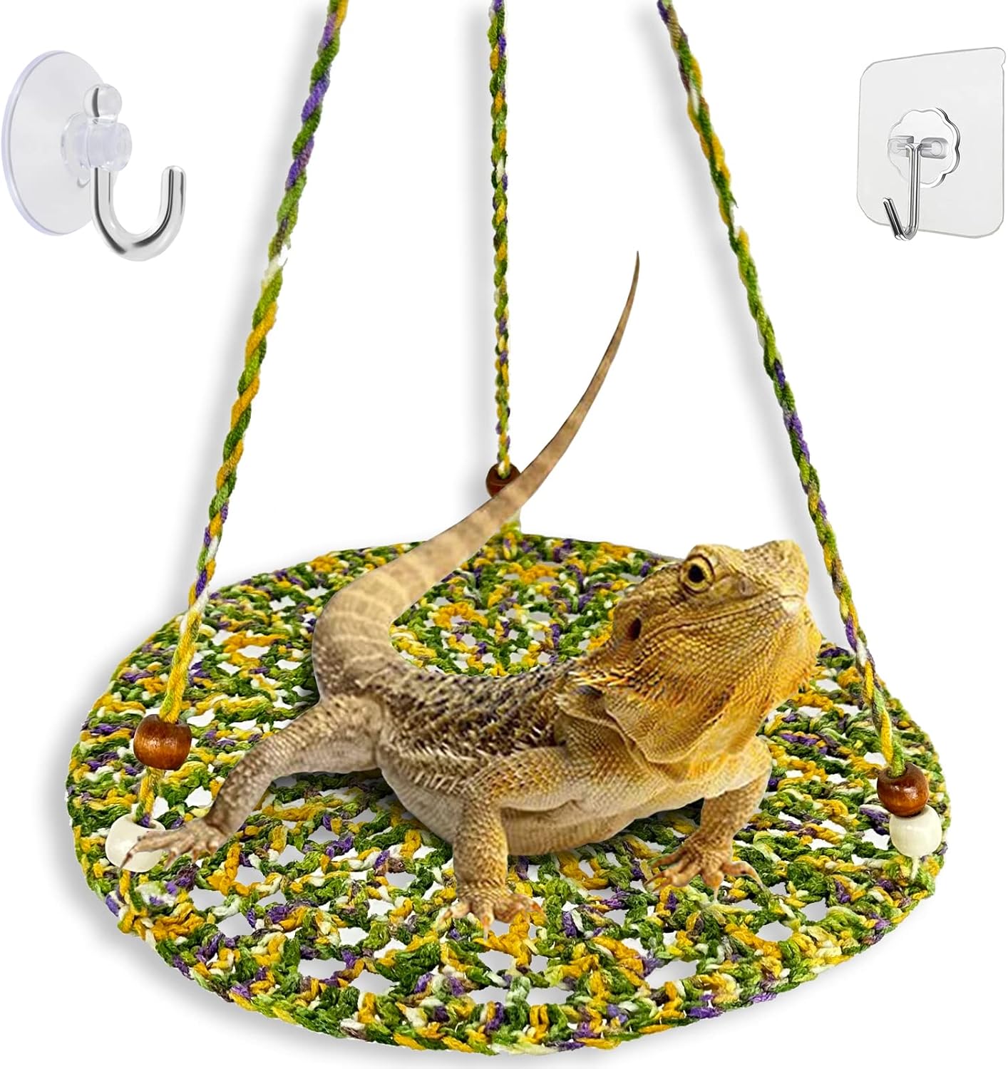 Amazon.com : M MAXTOMO Bearded Dragon Hammock Tank Accessories Reptile ...
