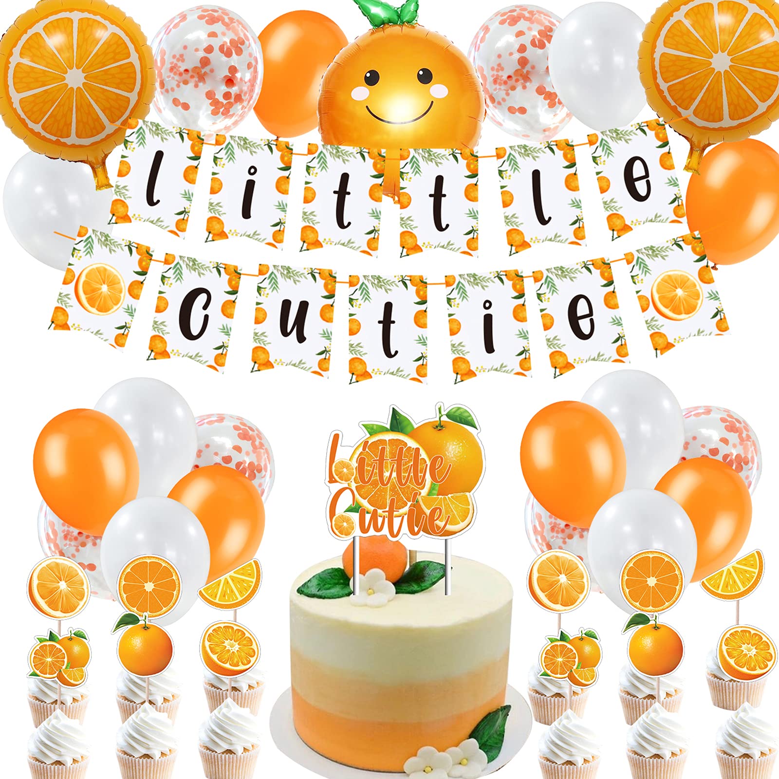 Buy YXNCLB Little Cutie Baby Shower Decorations Set,Little Cutie is on ...