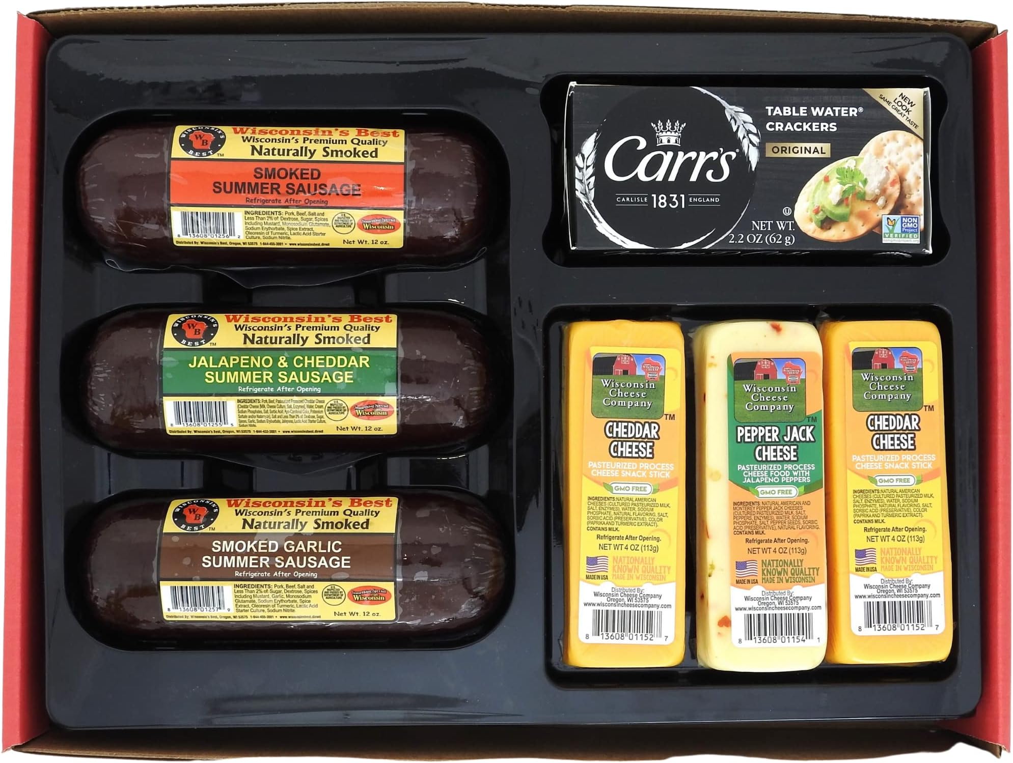 Amazon.com : Hillshire Farms Meat & Cheese Gift Box (Gold) : Grocery ...