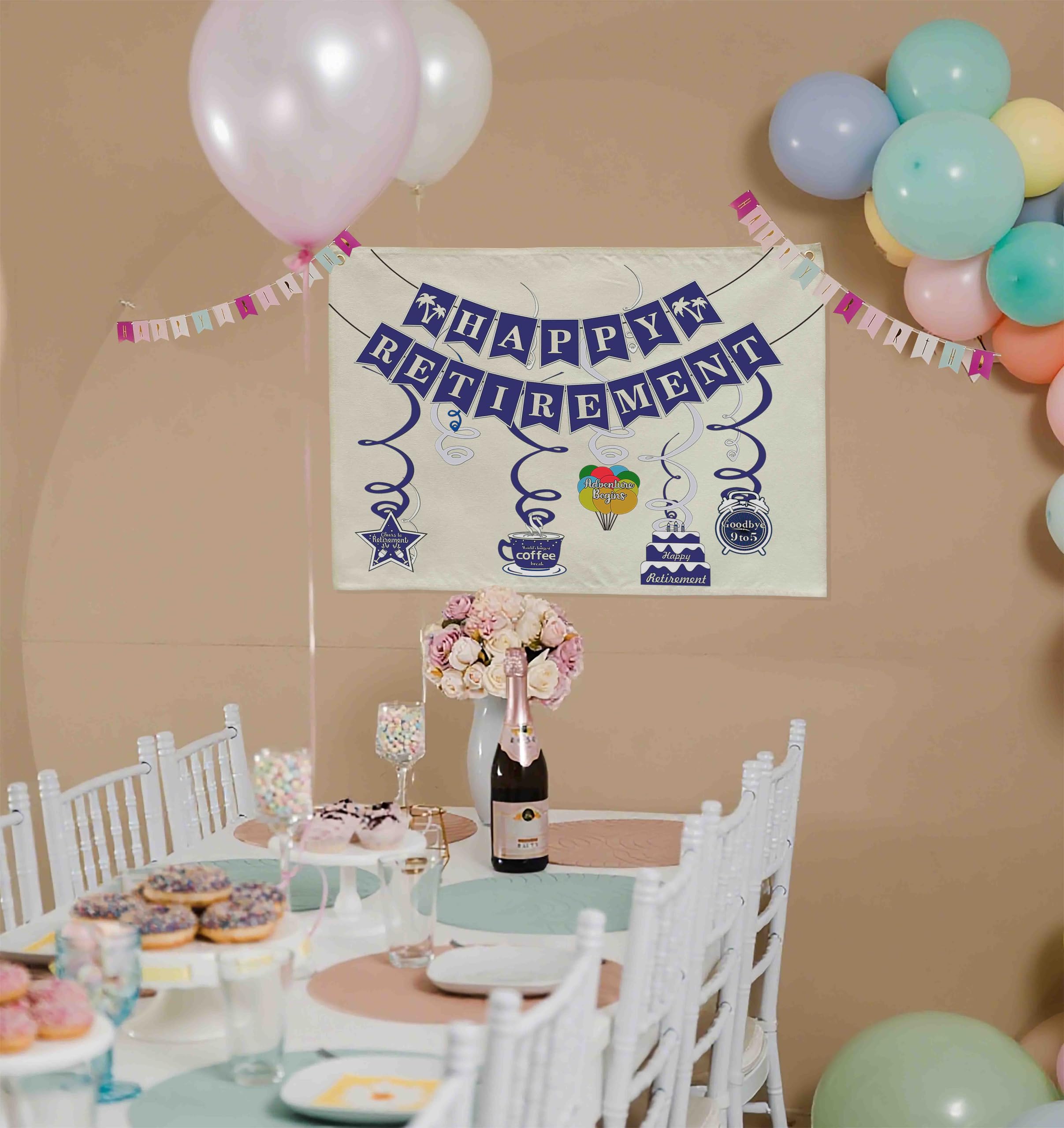 Snapklik.com : Happy Retirement Banner-Retirement Party Decorations ...