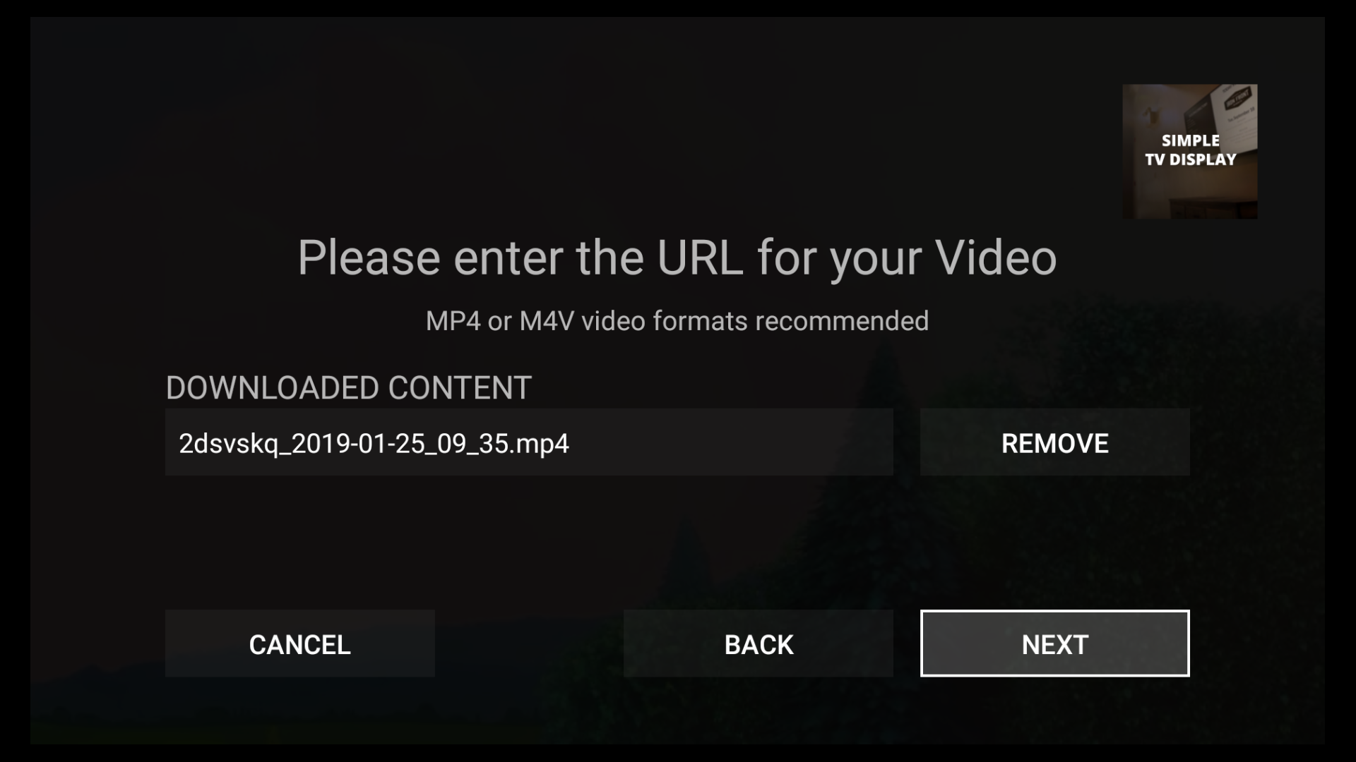 Simple TV Display (No Sleep Webpage TV) - App on Amazon Appstore