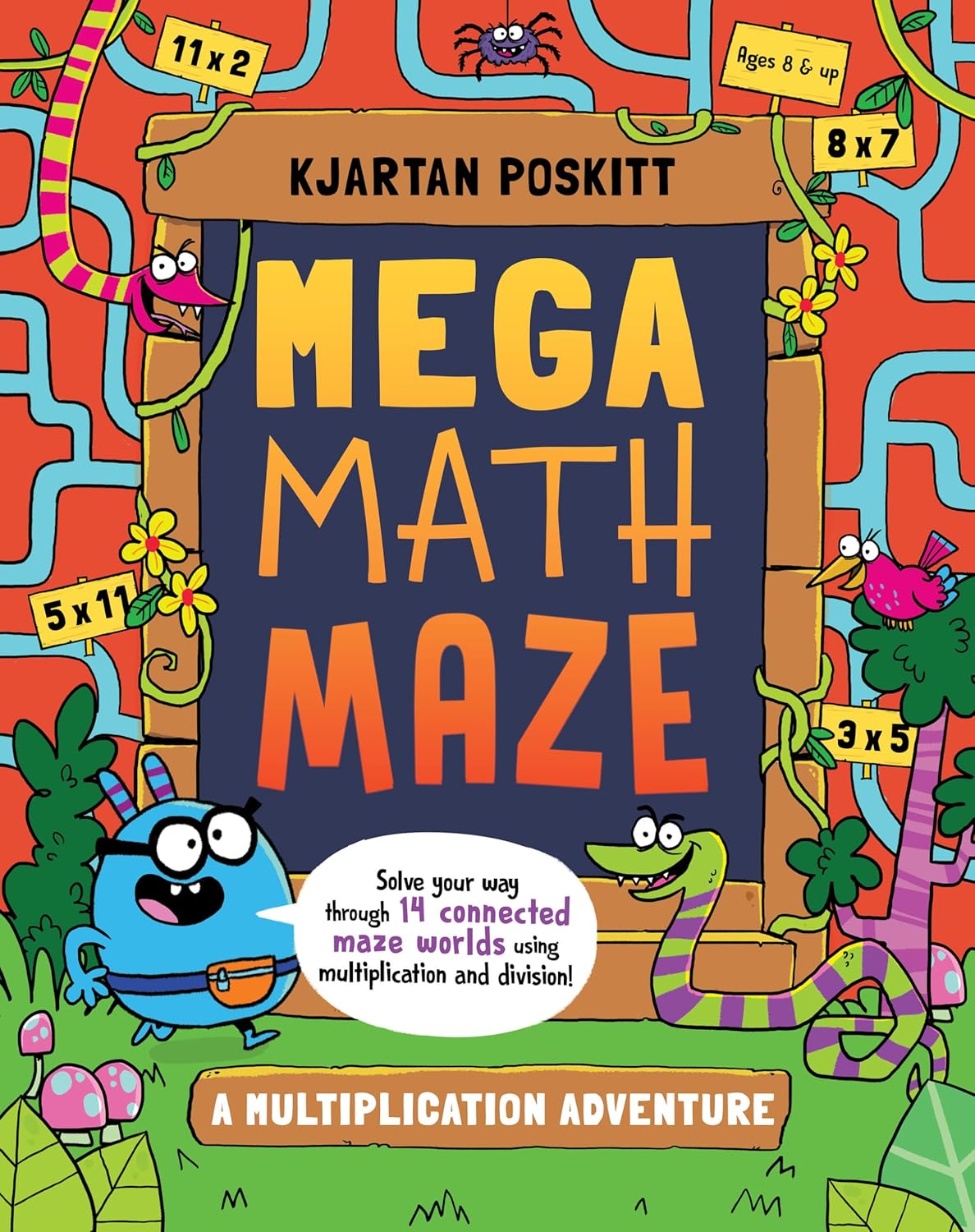Mega Math Maze: A Multiplication Adventure: Poskitt, Kjartan ...