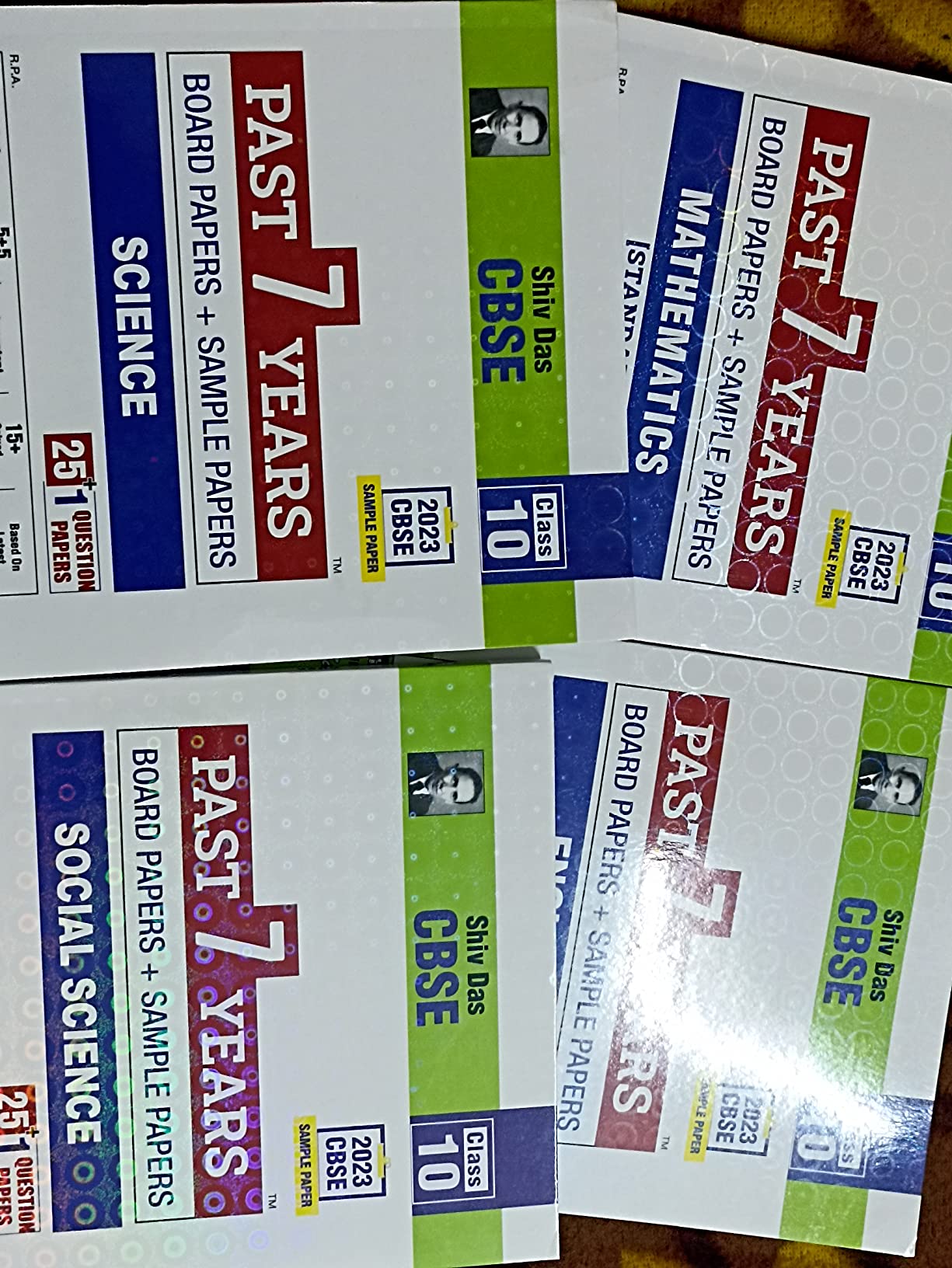 CBSE Class 10 Past 7 Years + 11 CBSE Sample Papers for Pack of 4 ...