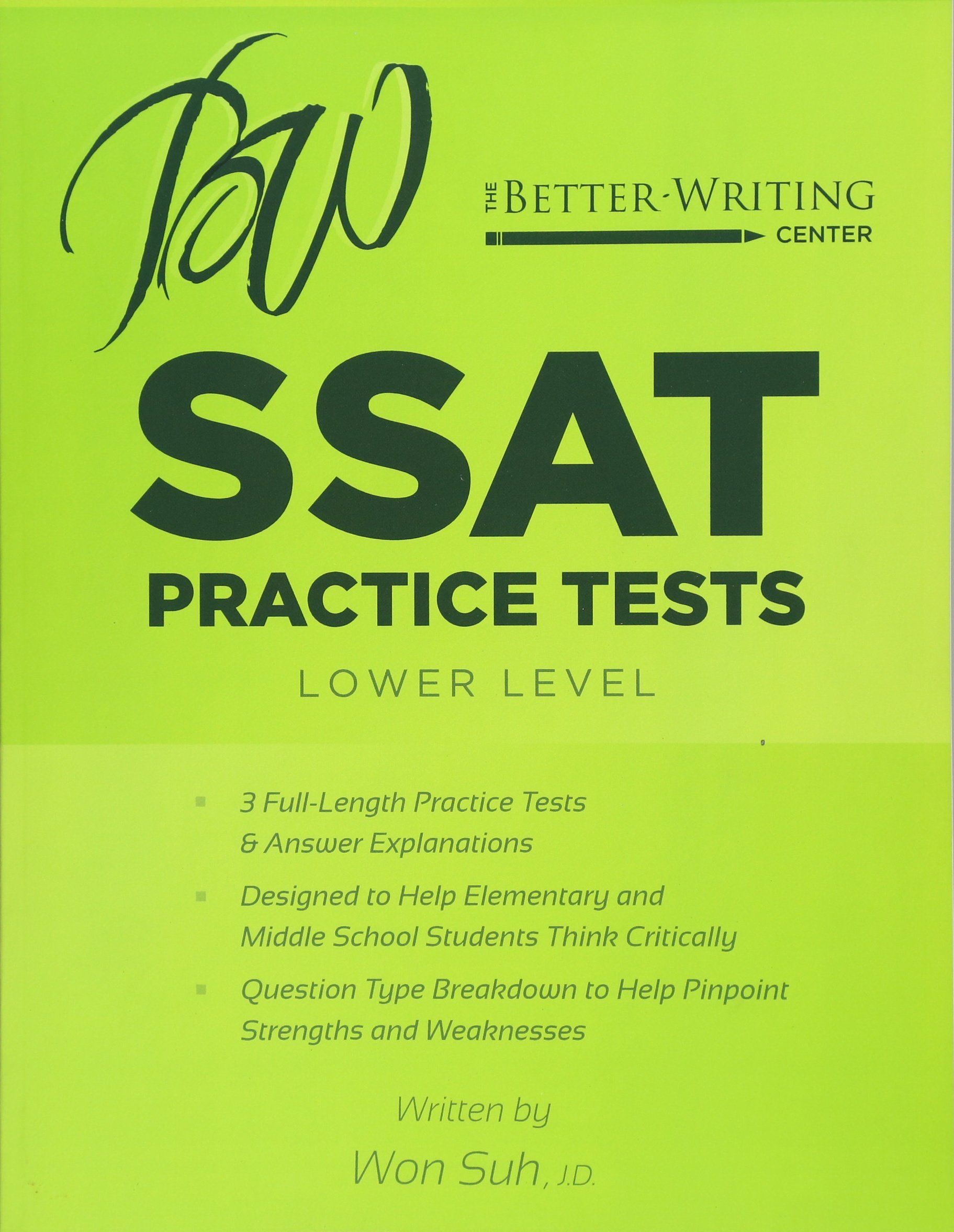 SSAT Practice Tests: Lower Level: Suh, Won: 9781939750044: Amazon.com ...
