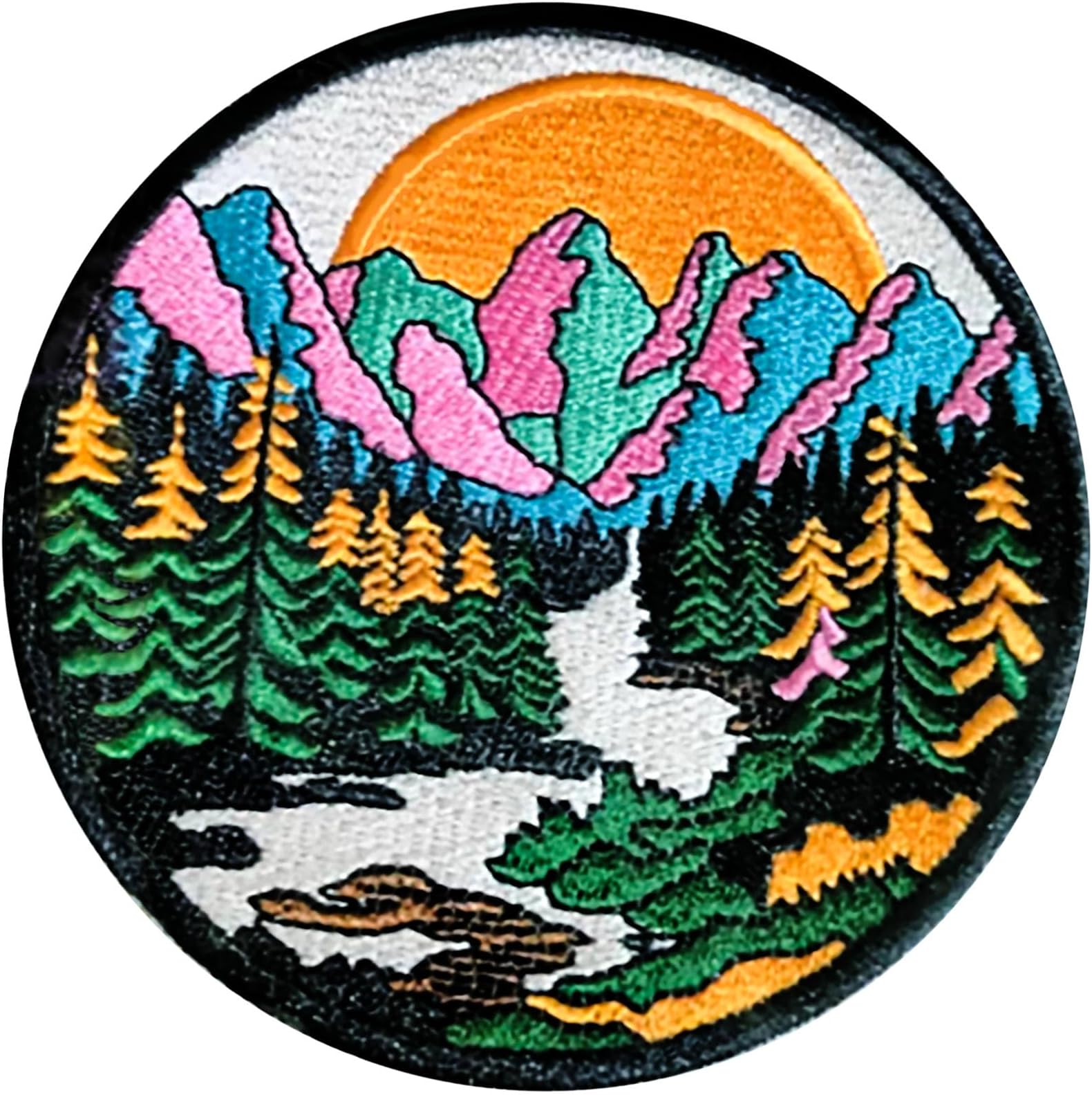 Amazon.com: PatchClub Sunrise in The Mountains Outdoor Adventure Patch ...
