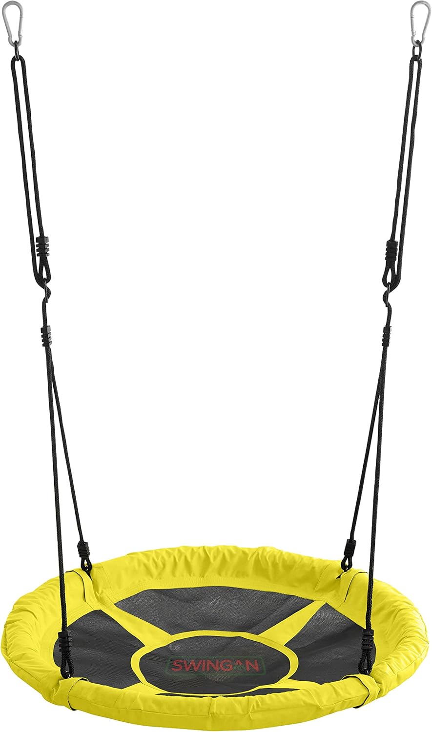 Amazon.com: Machrus swingan Tree Swings - Saucer Swing Adjustable Ropes ...