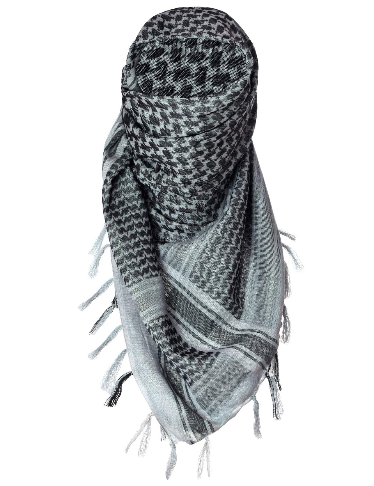 Snapklik.com : 100% Cotton Keffiyeh Tactical Desert Scarf Military Arab ...