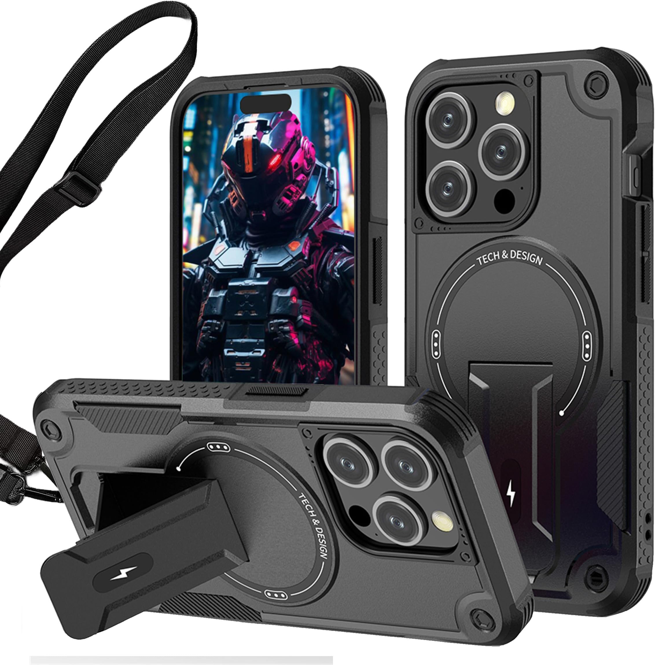 Amazon.com: CCSmall Crossbody Case for iPhone 15 Pro Max Compatible for ...