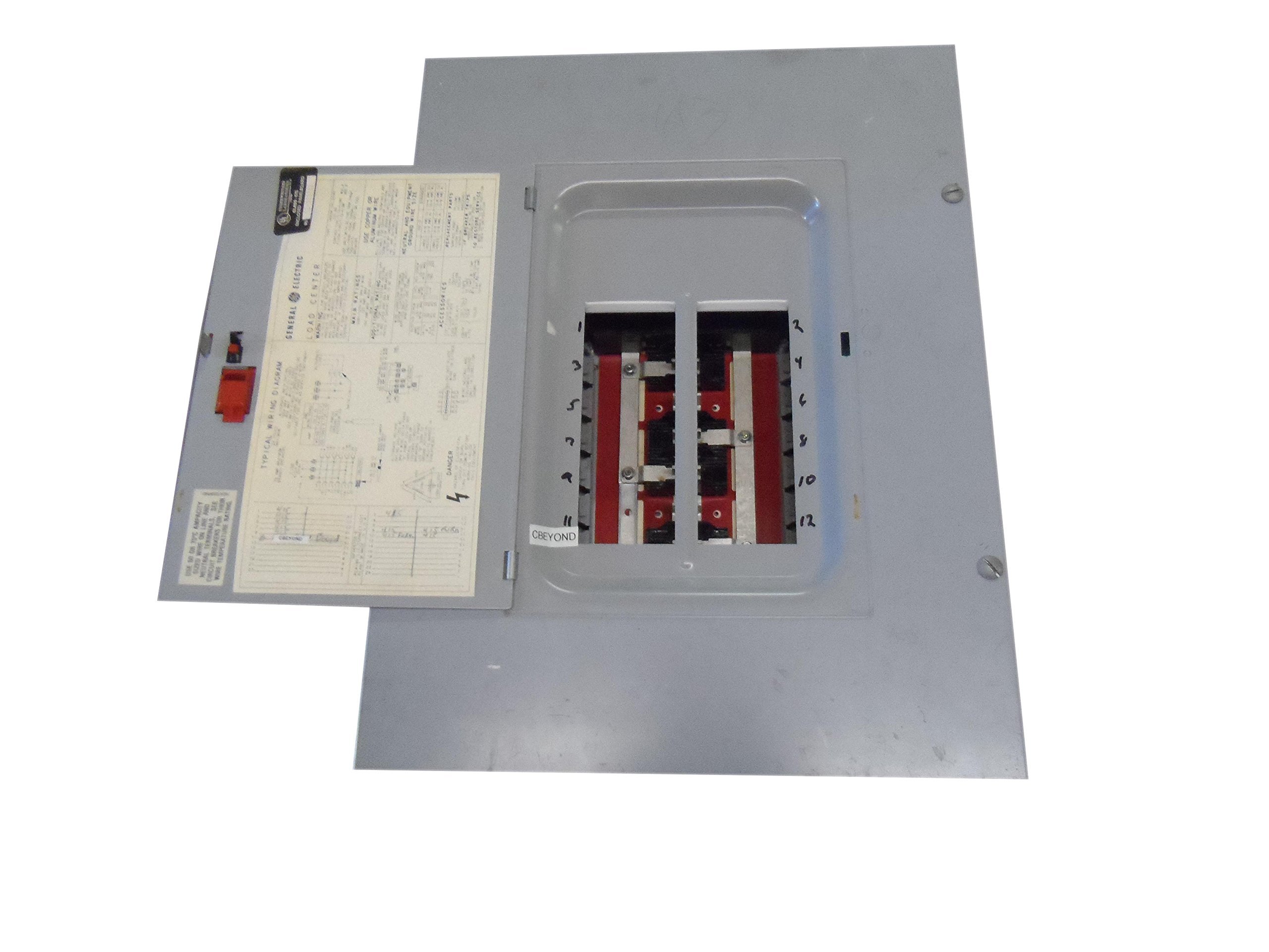 GEDIST GE Industrial TL12412C 3 Phase 4 Wire Standard Main Lug Load ...