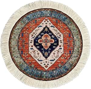 Amazon.com: Round Persian Style Carpet Mouse Pad – Vintage Miniature ...