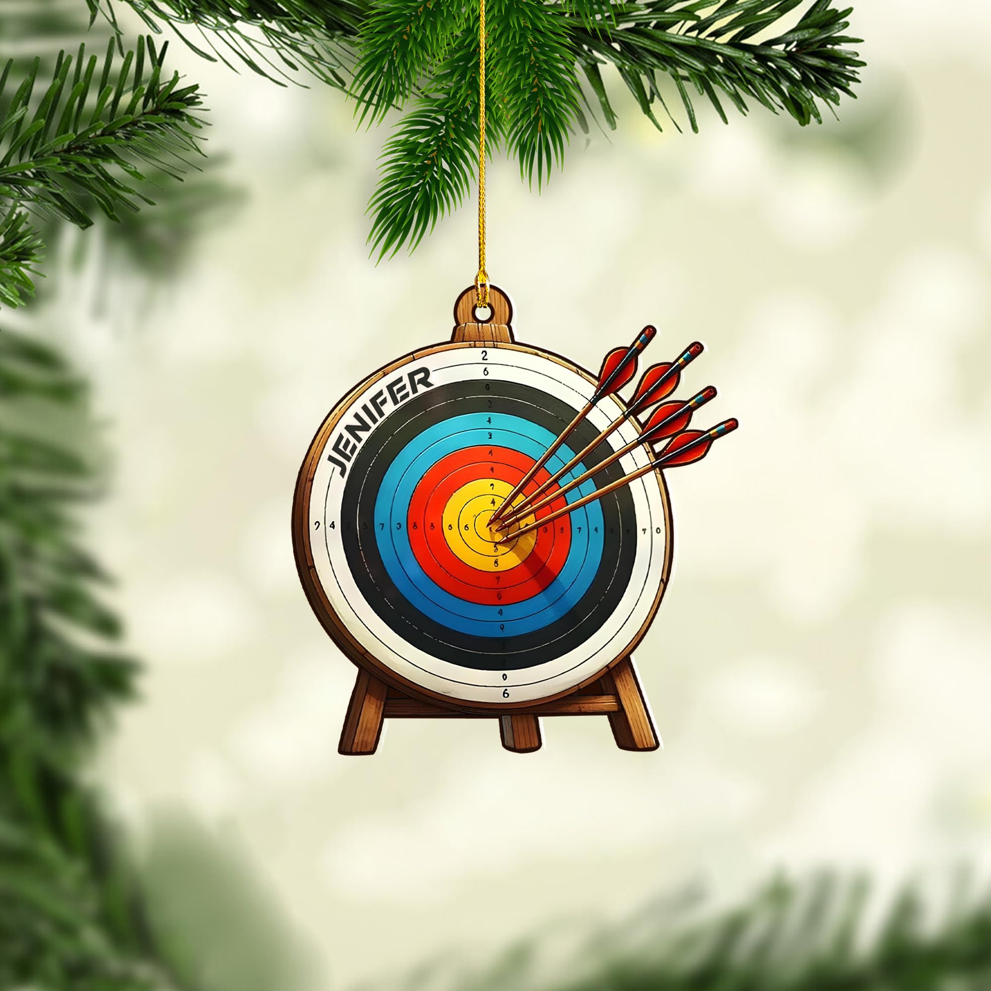 Amazon.com: AOVL Custom Archer Christmas Ornament 2024 Archery Player ...