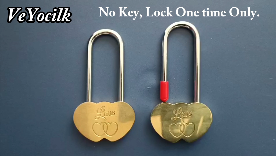 Watch No Key. Locks one time only. A symbol of Love forever. on Amazon Live