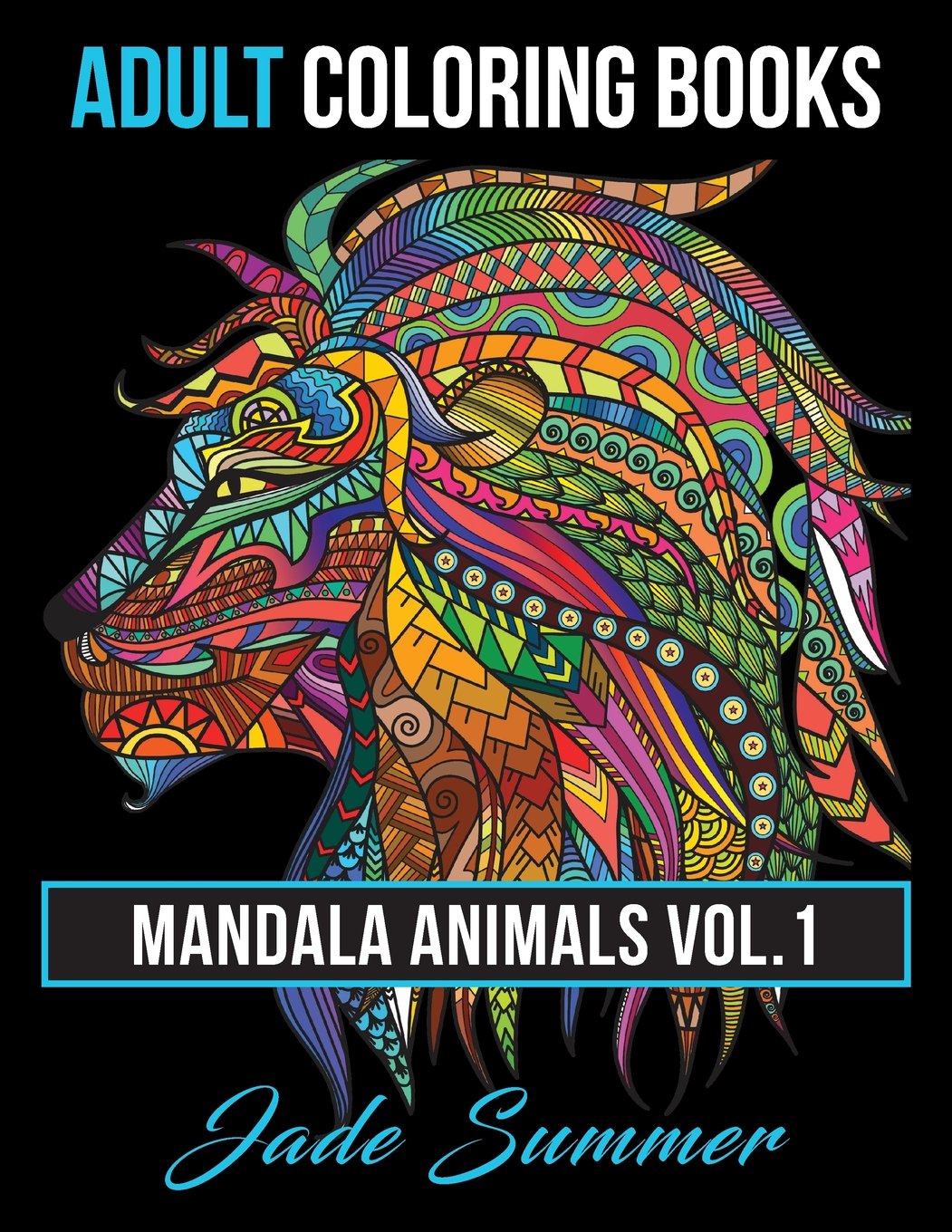 Amazon.com: Adult Coloring Books: Animal Mandala Designs and Stress ...