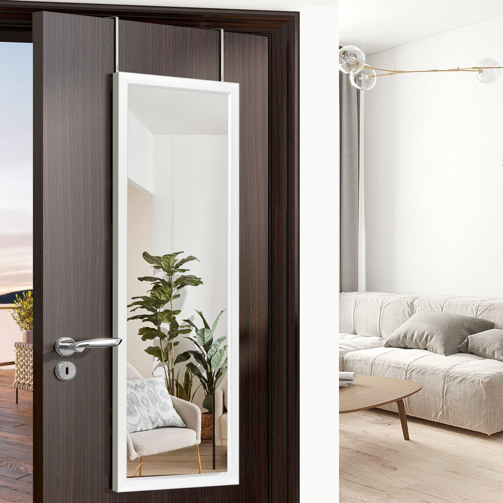 Amazon.com: NeuType Full Length Door Mirror Over The Door Mirror Full ...