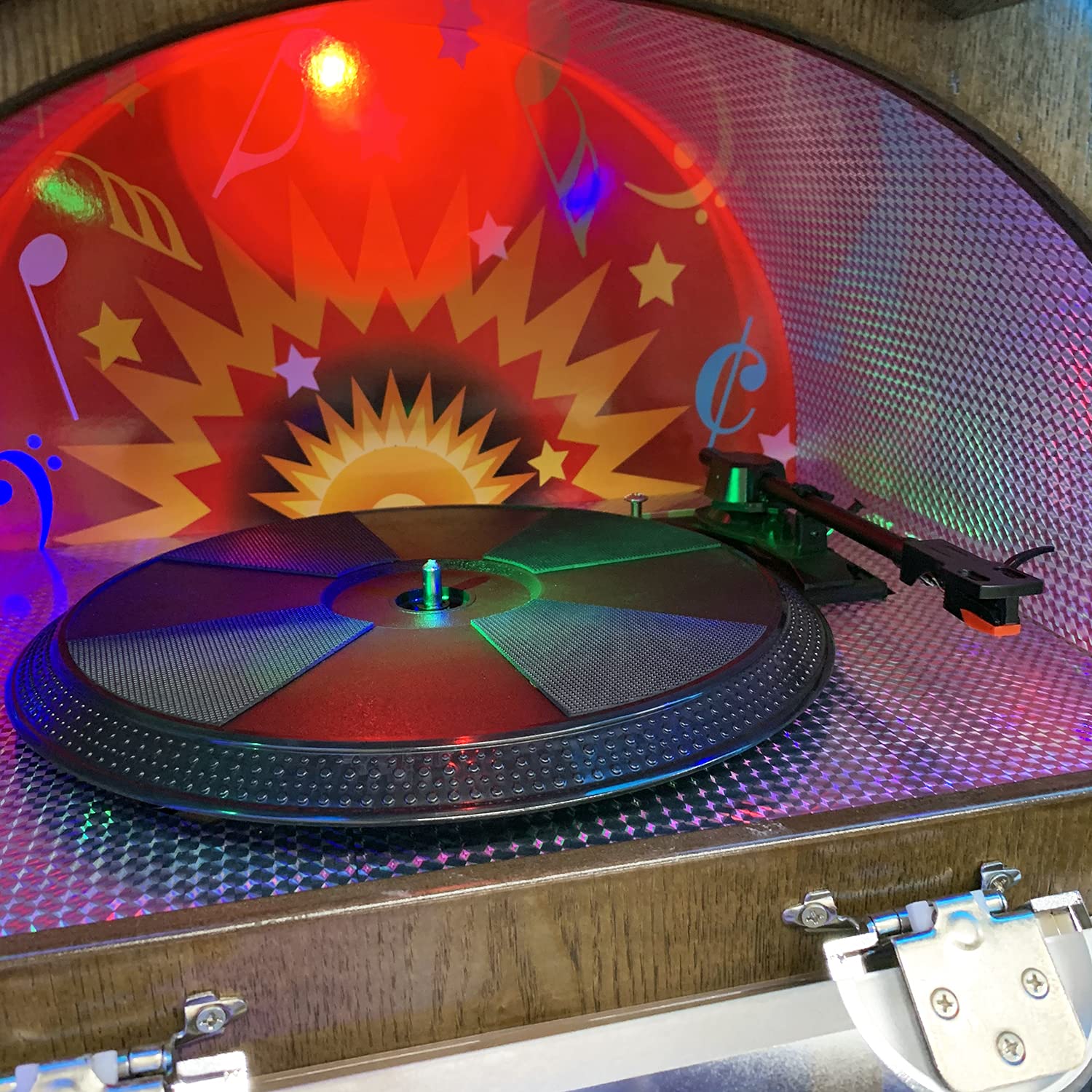 Buy Arkrocket Saturn V Full Size Jukebox Vinyl Record Player Bluetooth ...