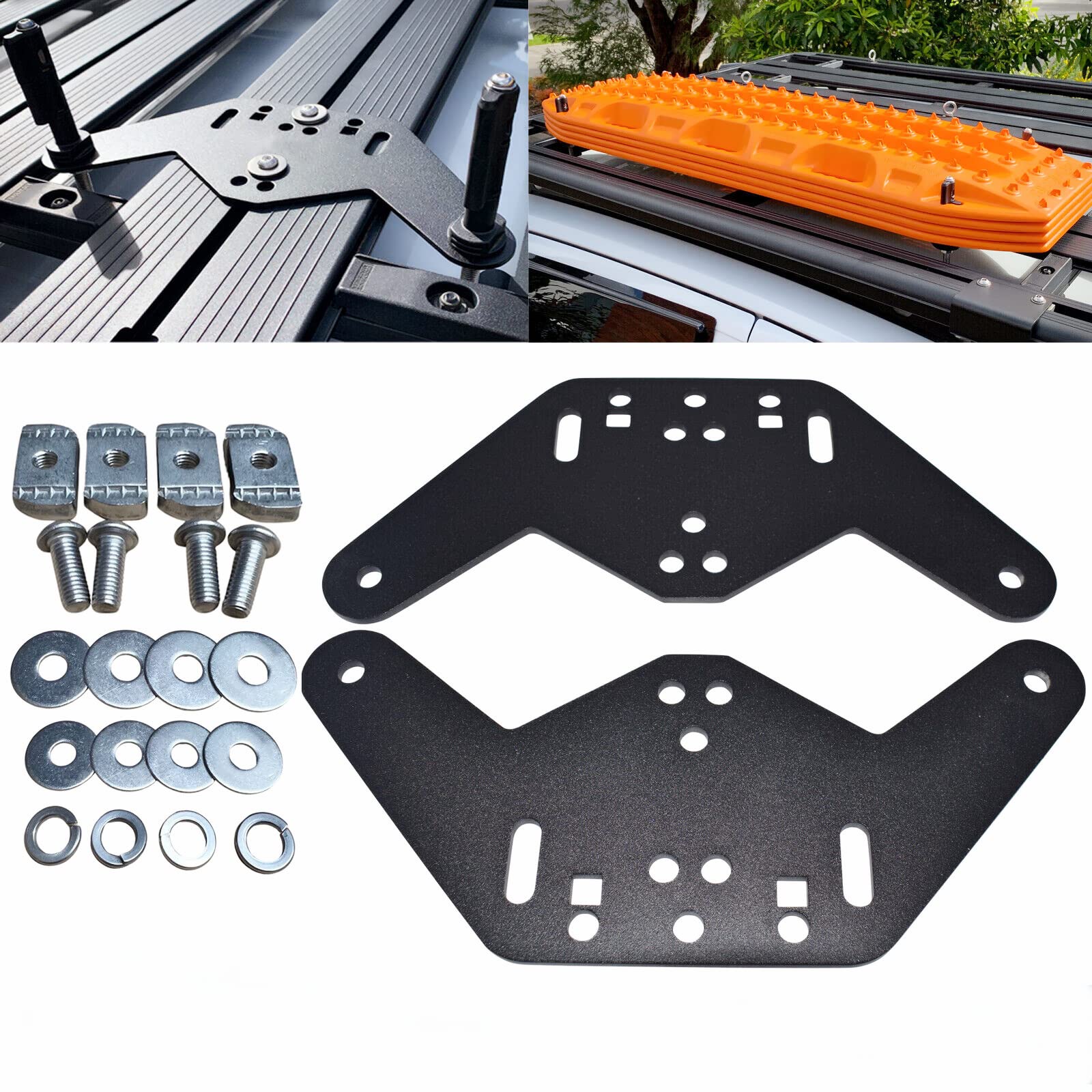 BoCID Recovery Track Bracket Suit Rhino Rack Mount fits MaxTrax ...