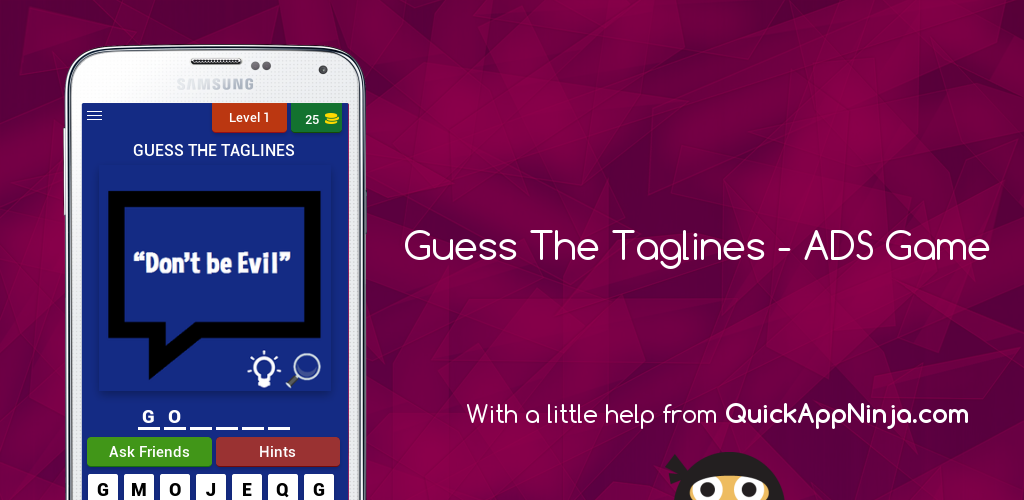Guess The Taglines - ADS Game - App on Amazon Appstore