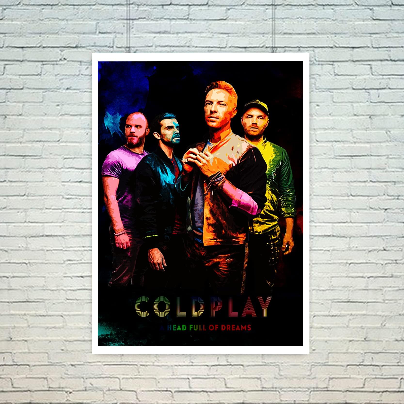 The Art Bundle Coldplay Rolled Poster for Office Decor & Room.Wall ...
